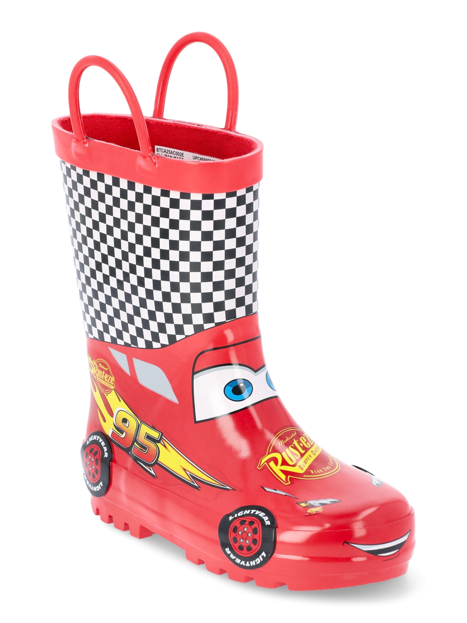 Disney Pixar Cars Toddler Boys Rain Boots - Walmart.com