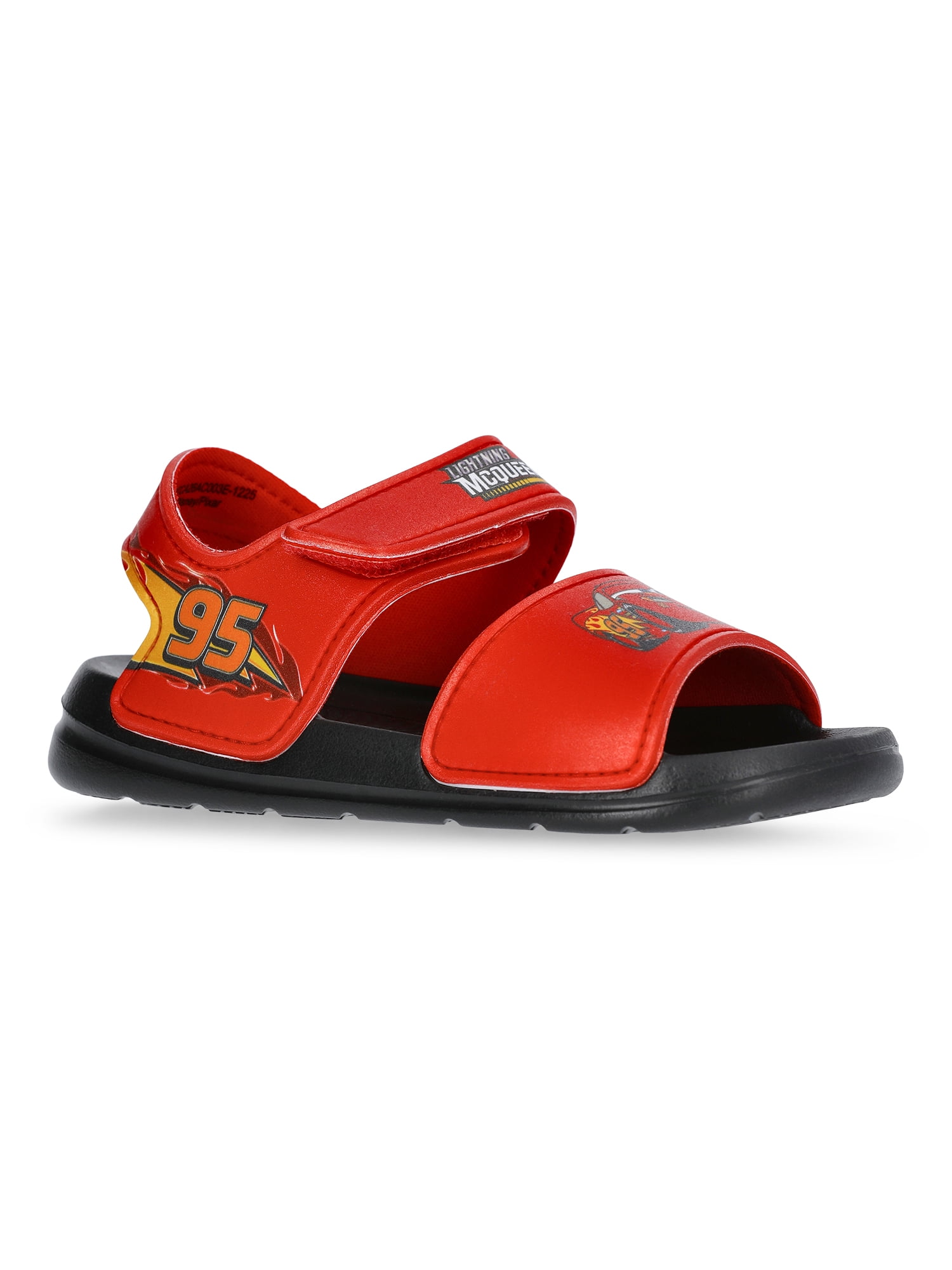 Disney Pixar Cars Lightning McQueen Toddler Boys Single Strap Sandals ...