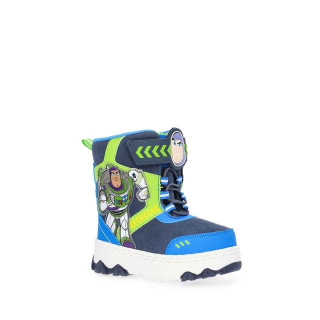 Toy Story Toddler Boys Buzz Lightyear Winter Snow Boots - Walmart ...