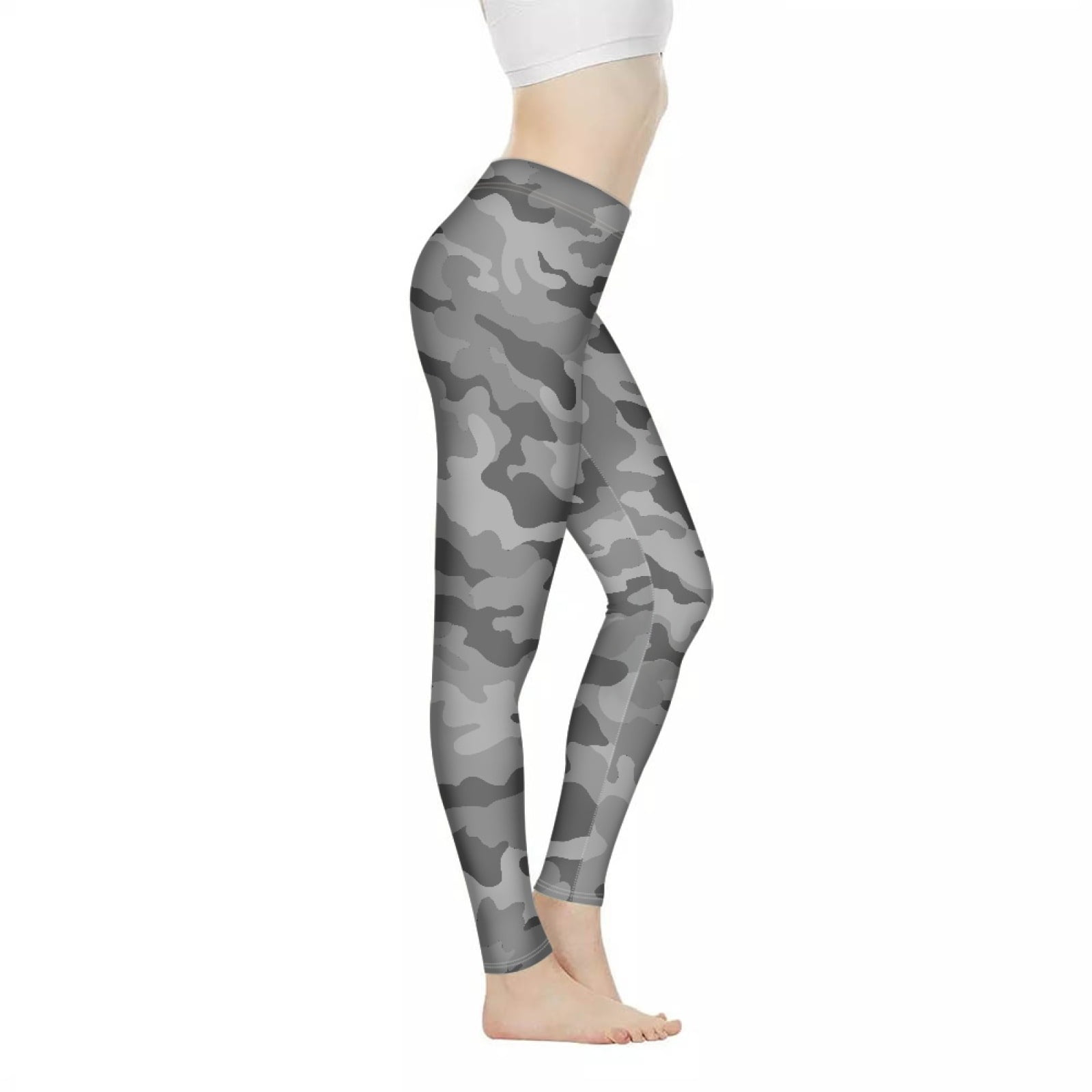 DISNIMO Camouflage Printed Yoga Pants Leggings for Women, Soft High ...