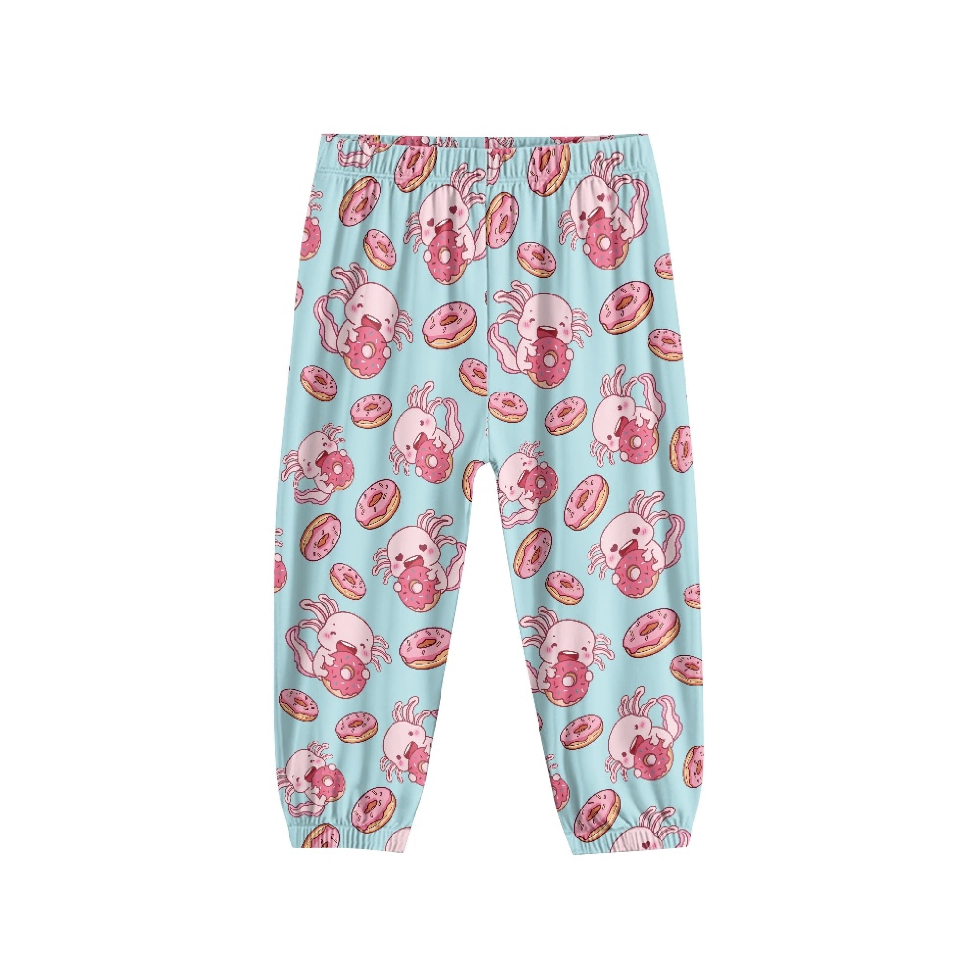 DISNIMO Cute Axolotl Bloomer Harem Pants for Girls Lantern Pants Kids ...