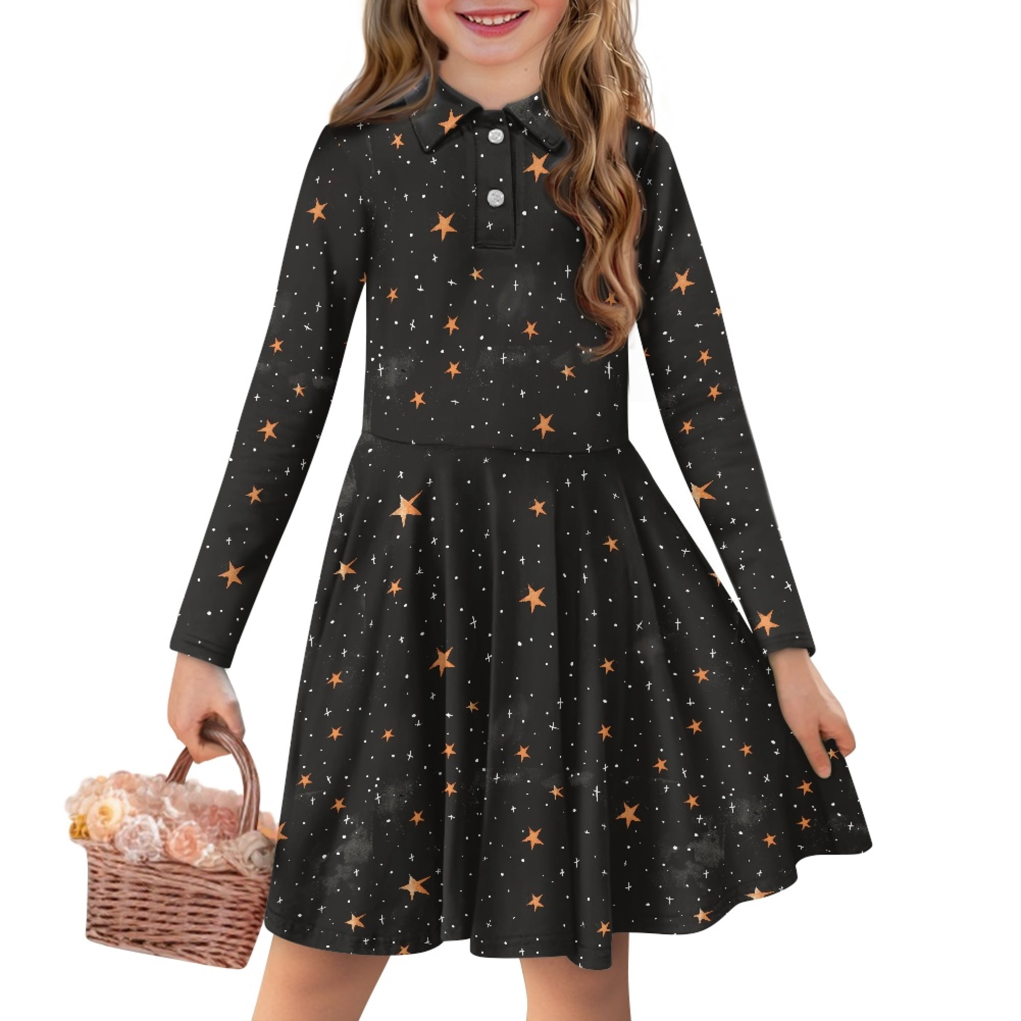 DISNIMO Galaxy Star Dress for Girls Age 9-10 Year Old Girl Dresses Fall ...