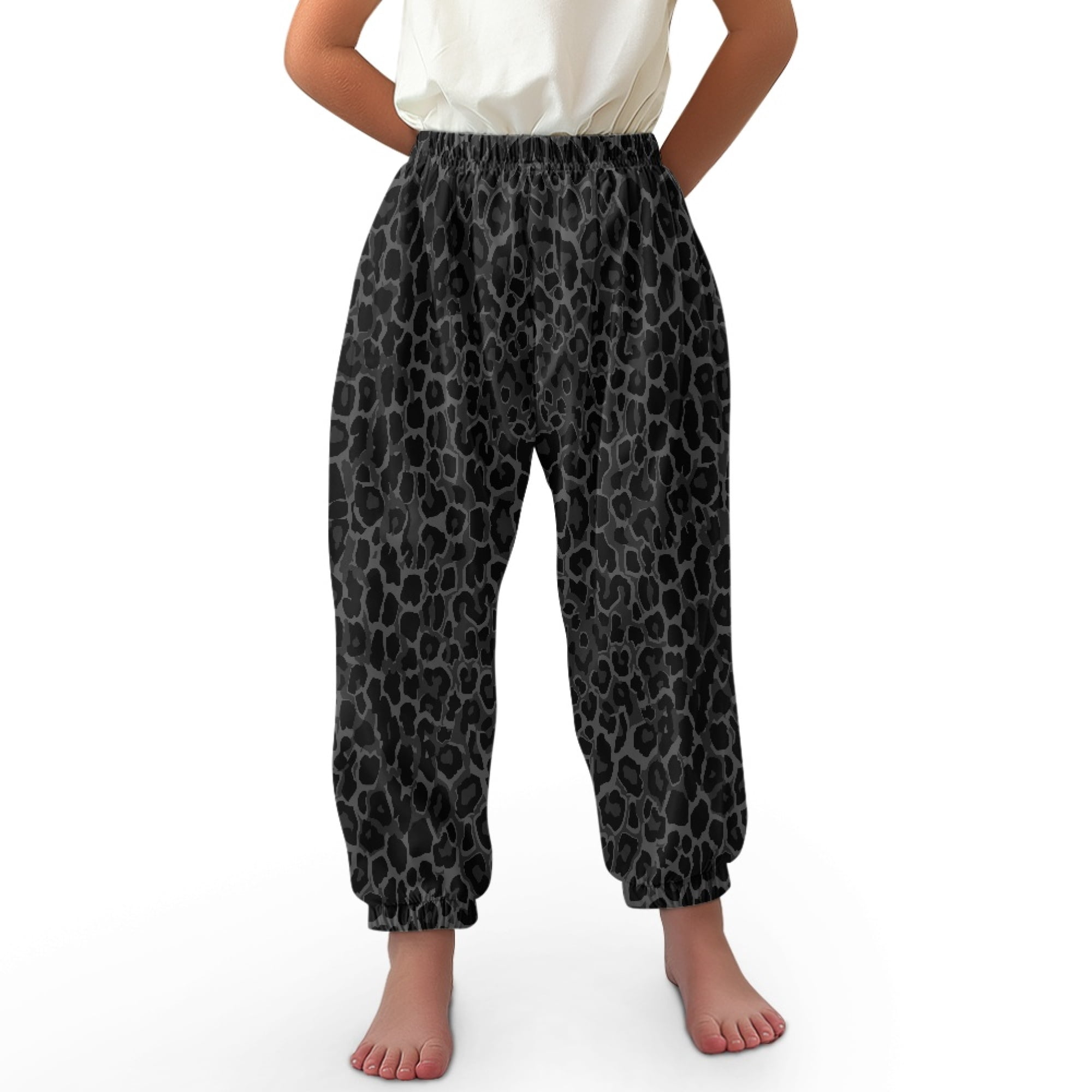 DISNIMO Leopard Print Harem Pants Kids Bloomer Harem Pants Boys Baggy ...