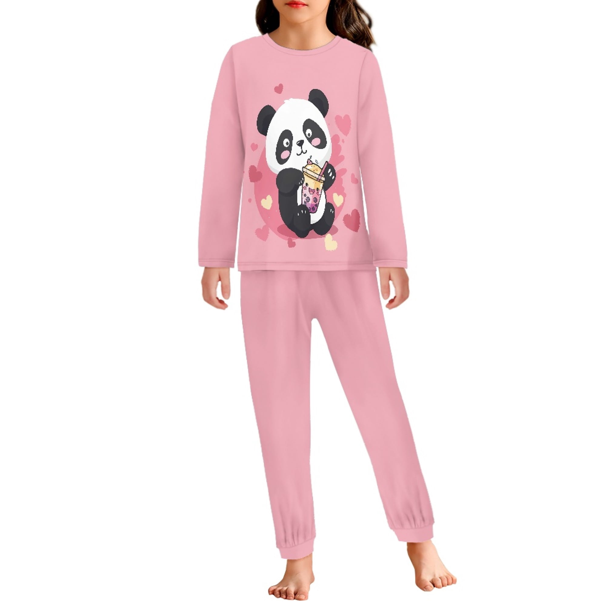 DISNIMO Pink Panda Pjs for Girls Size 3-4 Pajamas Boys Pj Sets for Kids ...