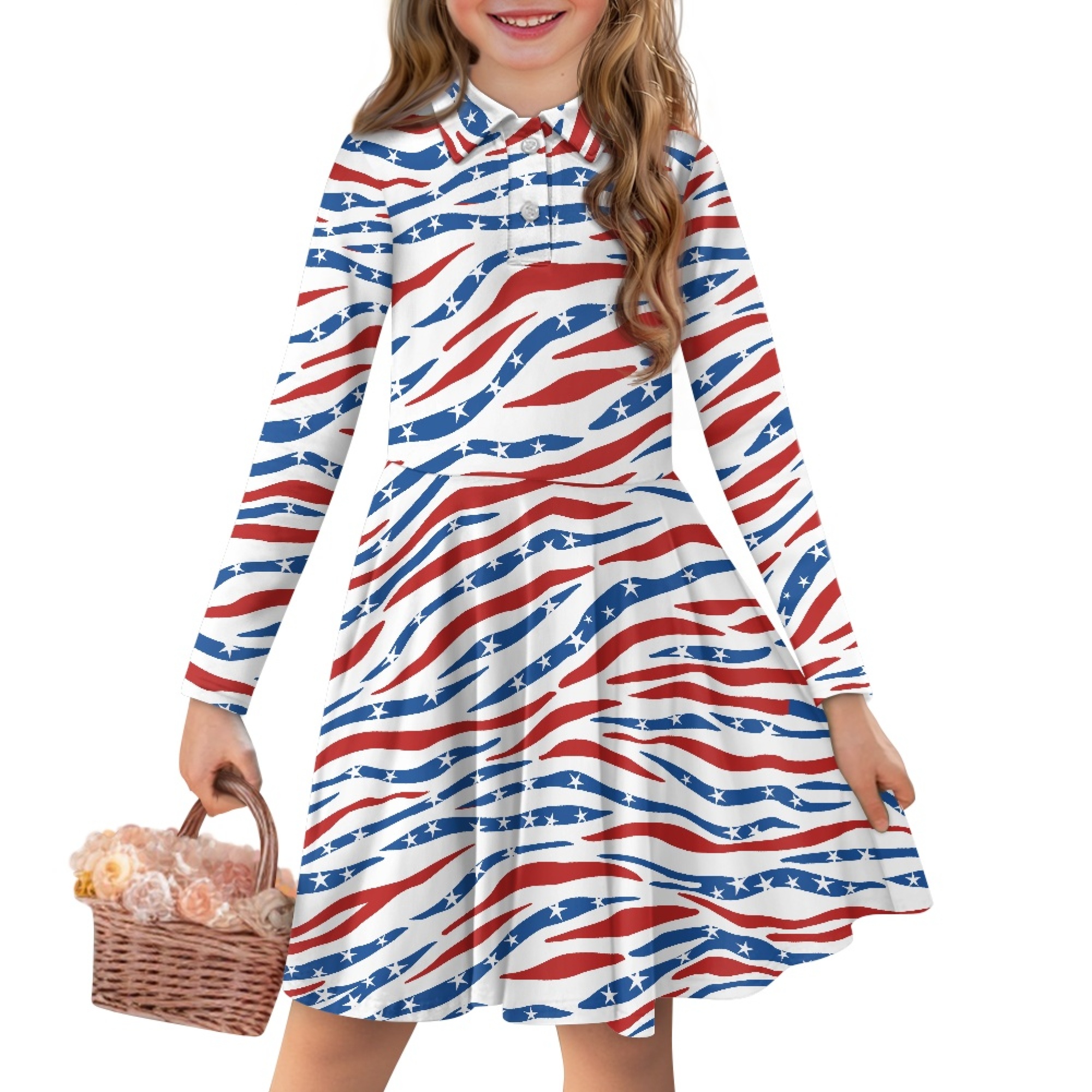 DISNIMO Zebra Print Dress Girls Star Dresses for Kids 13-14 for School Girl Dress Kids Long ...