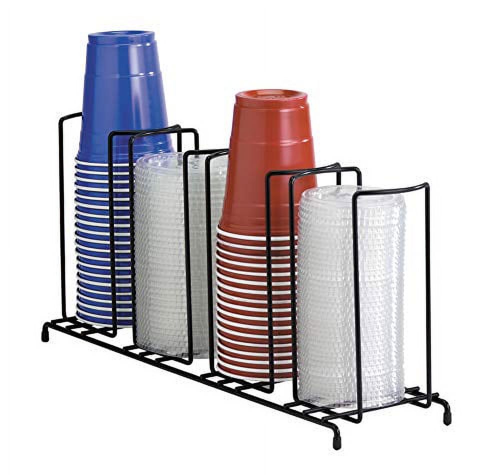 DISPENSE-RITE WR-4 Dispense-Rite Four Section Wire Rack Cup and Lid ...