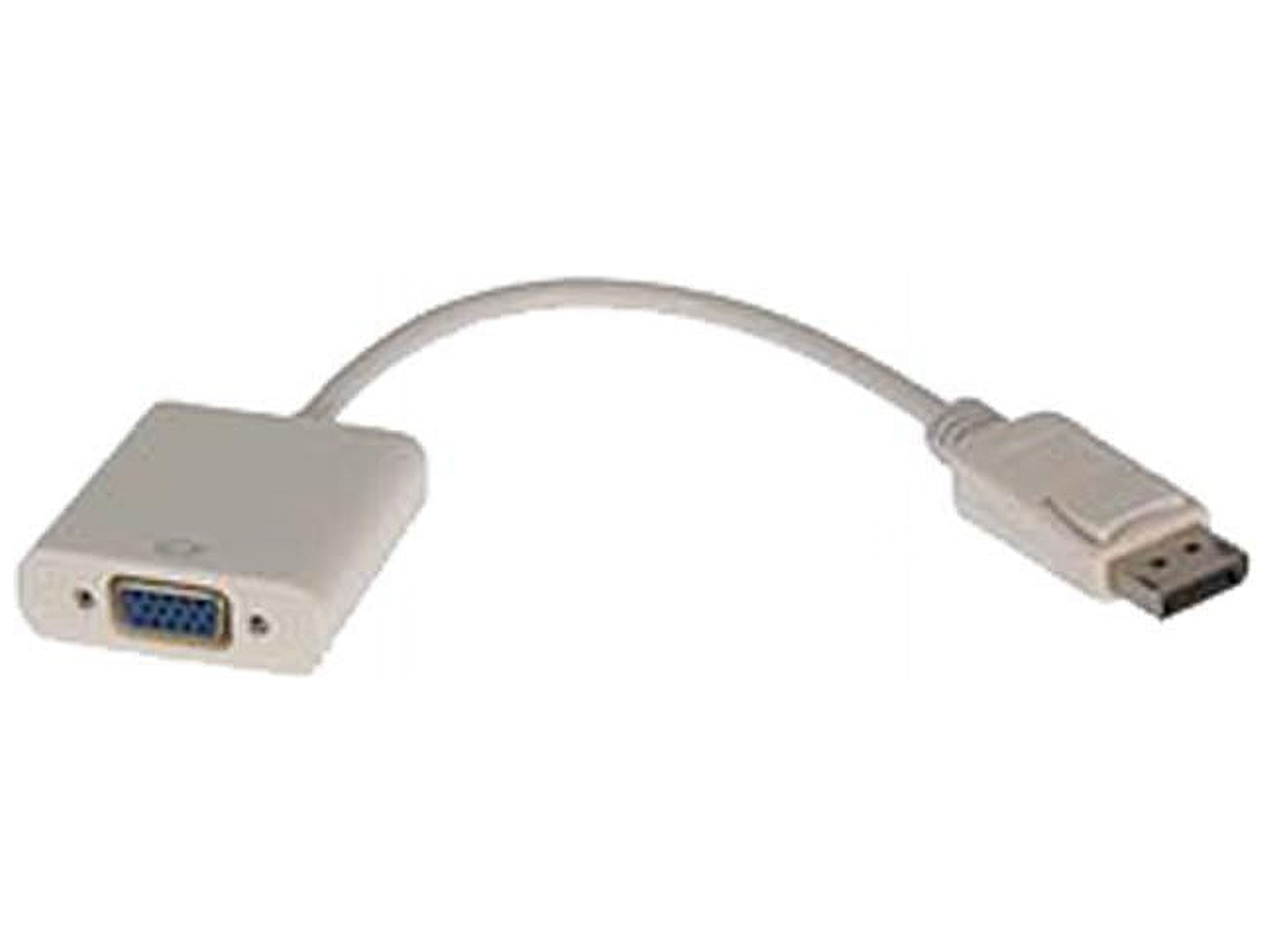 DISPLAYPORT MALE - VGA (SVGA, HD15) FEMALE ADAPTER WILL ALLOW YOU TO ...