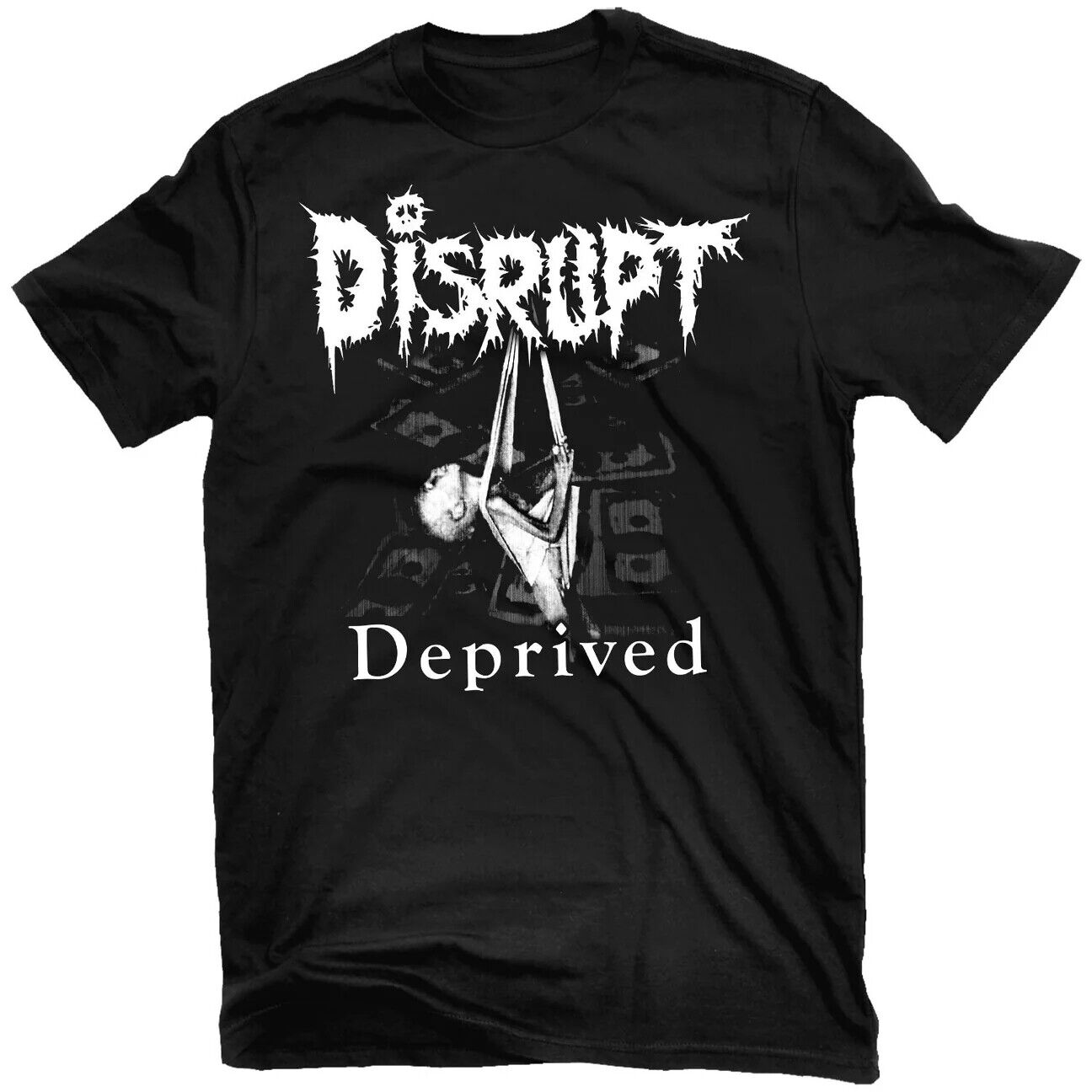 DISRUPT Deprived T-Shirt NEW! Relapse Records TS2024 - Walmart.com