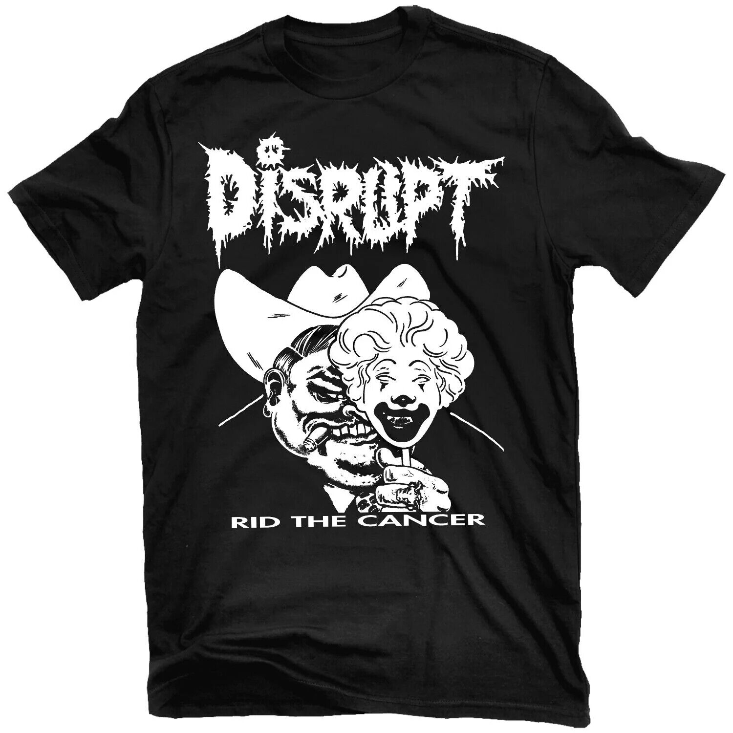 DISRUPT Rid The Cancer T-Shirt NEW! Relapse Records TS4803 - Walmart.com