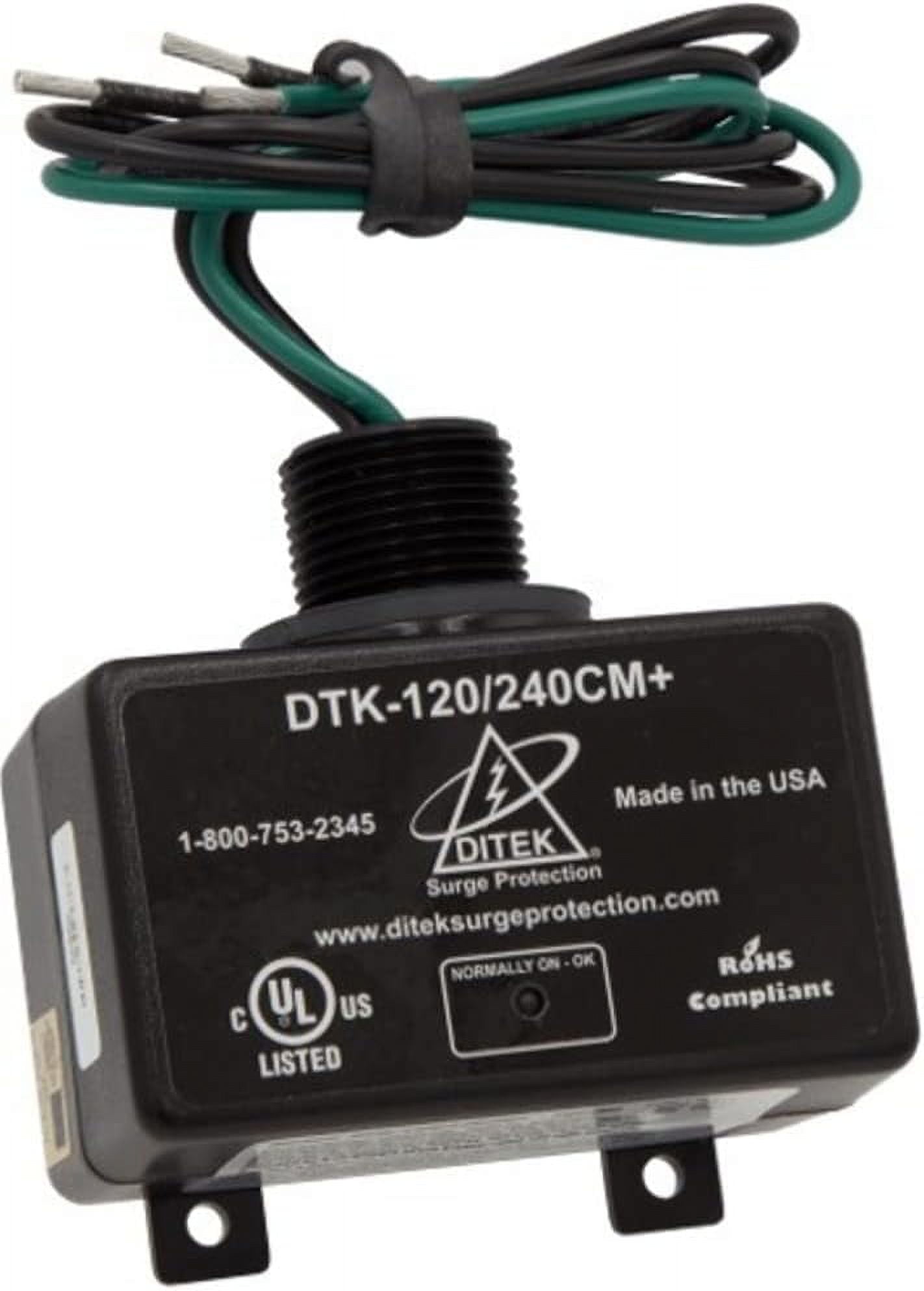 DITEK DTK-120/240CM+ Surge ARRESTOR, Parallel Protector, Multi-Purpose ...