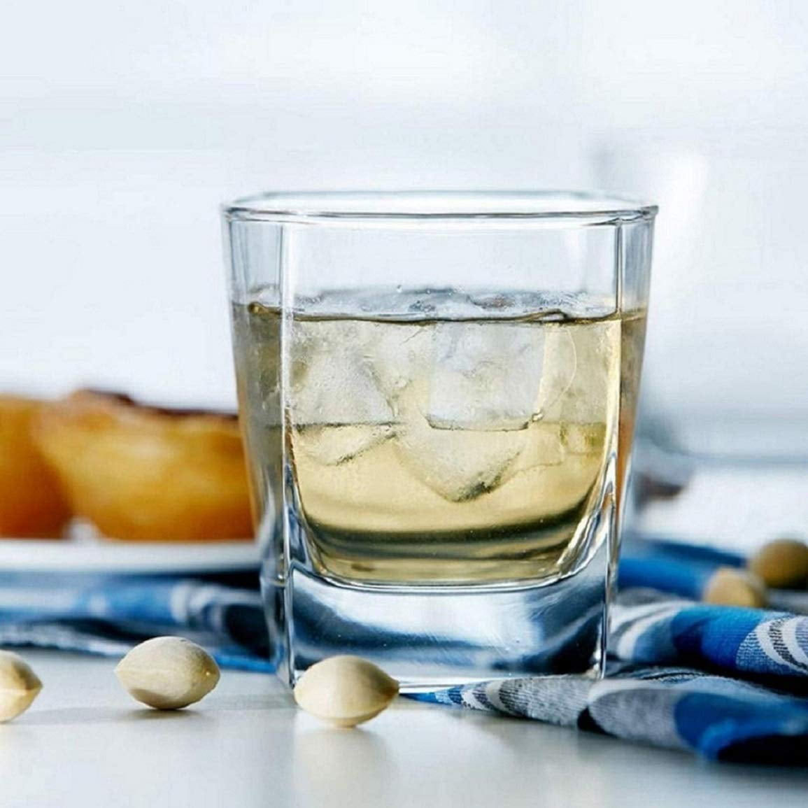 DITYA Enterprise Whiskey Glasses Set of 6 Rocks Glasses in BoxOld Fashioned Cocktail Tumblers ...