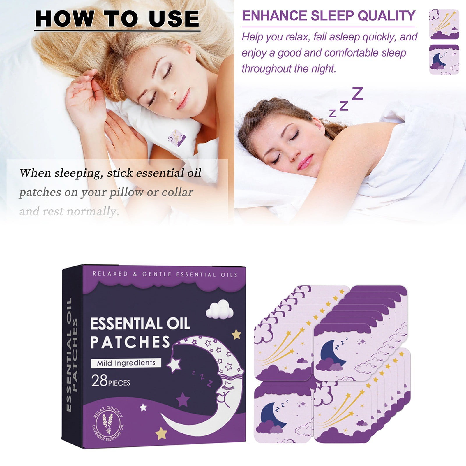 DIURYCE 2024 Beauty＆Skincare Oil Goodnight Patch Care Night Sleep Body ...