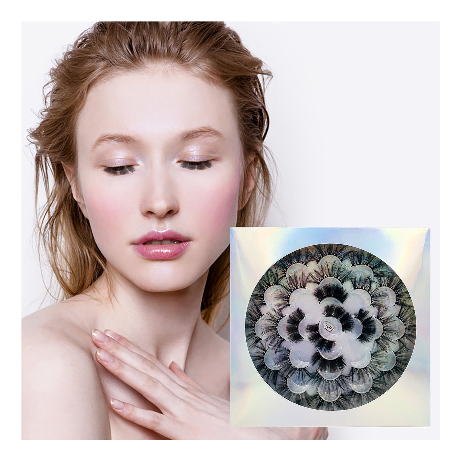 DIURYCE 2024 Eyelash Lash Extension Natural Fluffy Faux Mink Lashes ...