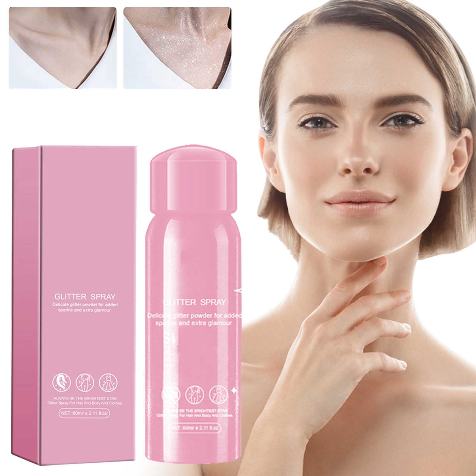 DIURYCE 2024 Washable For Skin Body Paint Shiny Glitter Spray Hair And ...