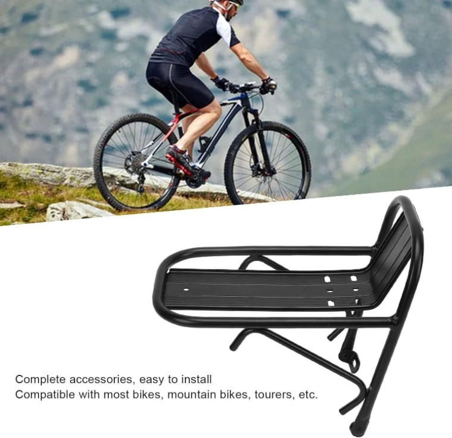 DIURYCE Rechargeable Bike Accessories Front Bike Cargo Rack Front Bike ...