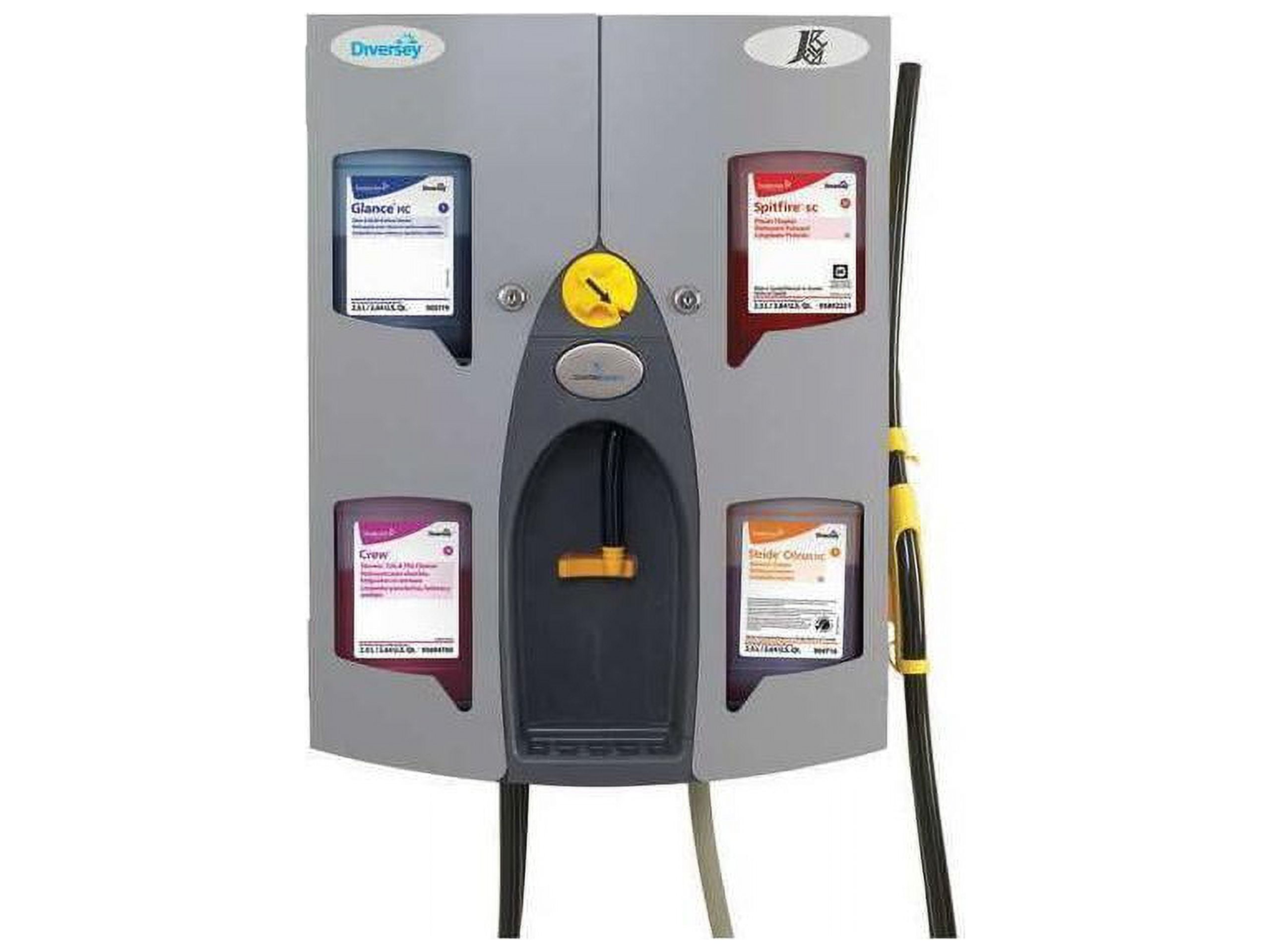 DIVERSEY Chemical Mixing Dispenser, Wall Mount, 7-1/2 In. D, Pre ...