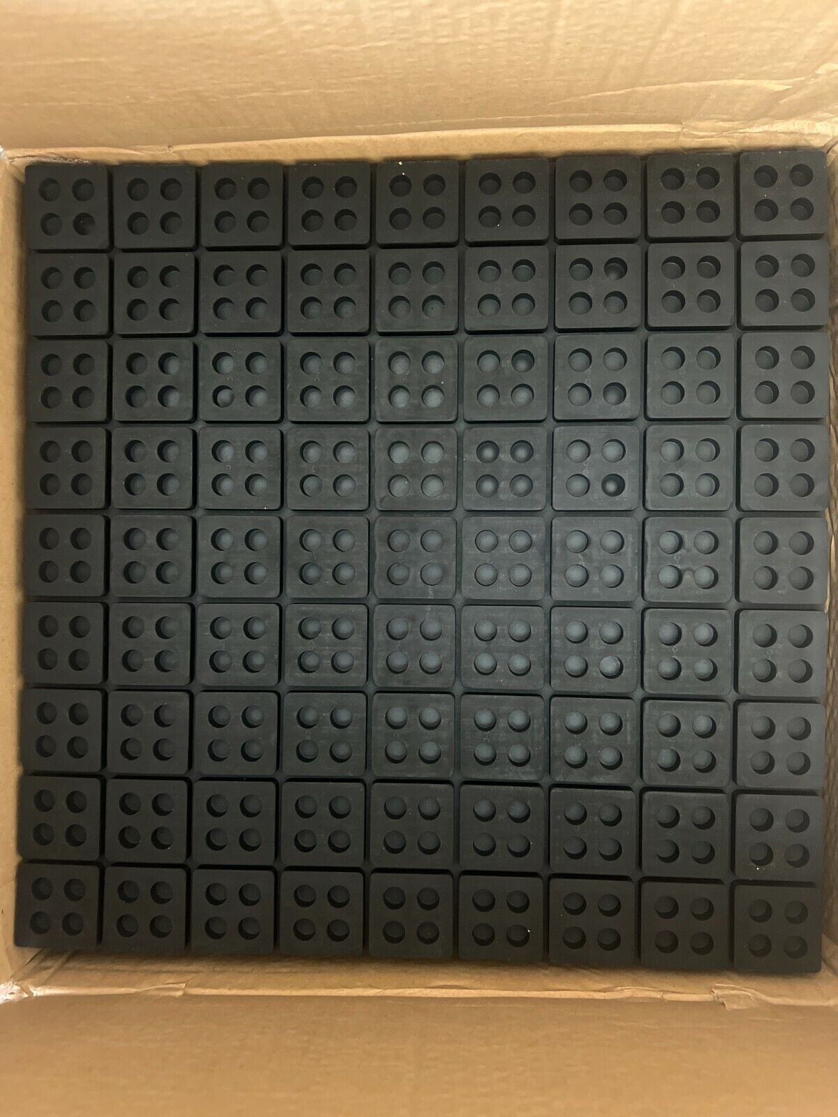 DIVERSITECH ISO-18 ISO CUBE PAD RUBBER ANTI VIBRATION PADS 18' X 18" X ...