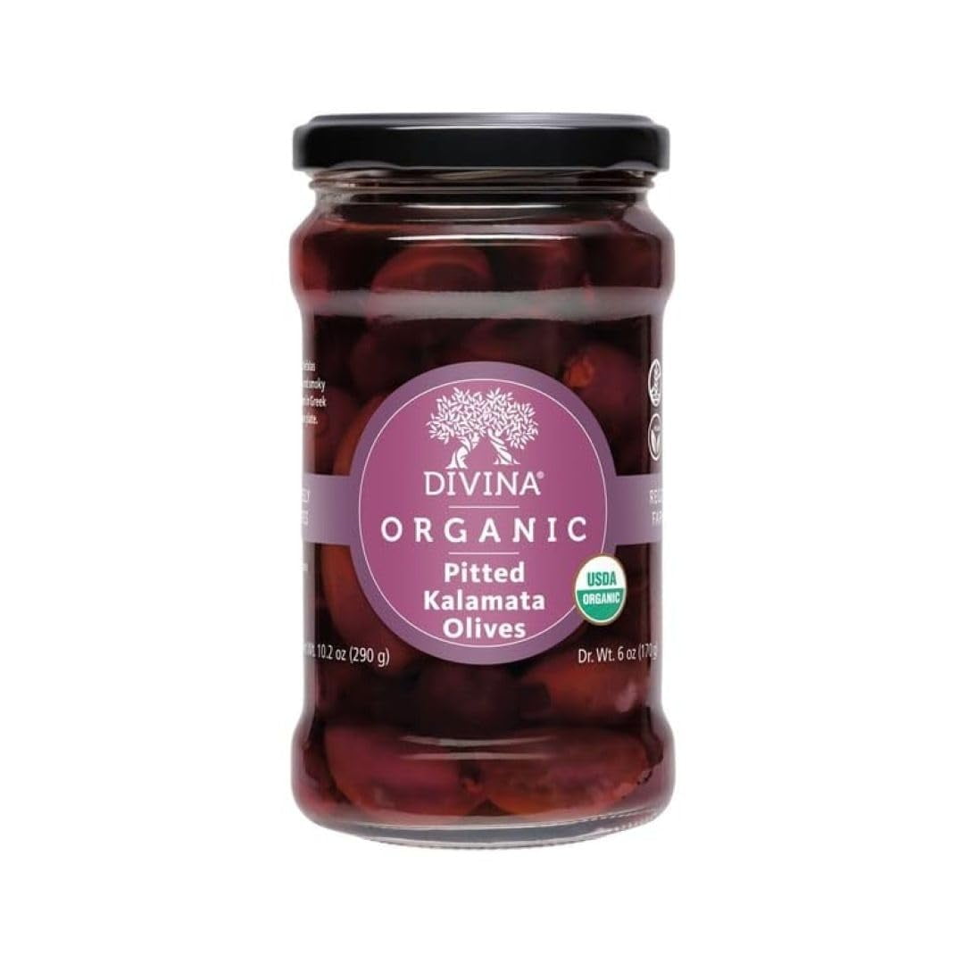 DIVINA, Olives Kalamata Pitted Organic, 10.2 COC1Ounce - Walmart.com