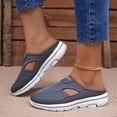 DIVVce Mesh Cutout Mule Sneakers For Women Closed Toe Slip On ...