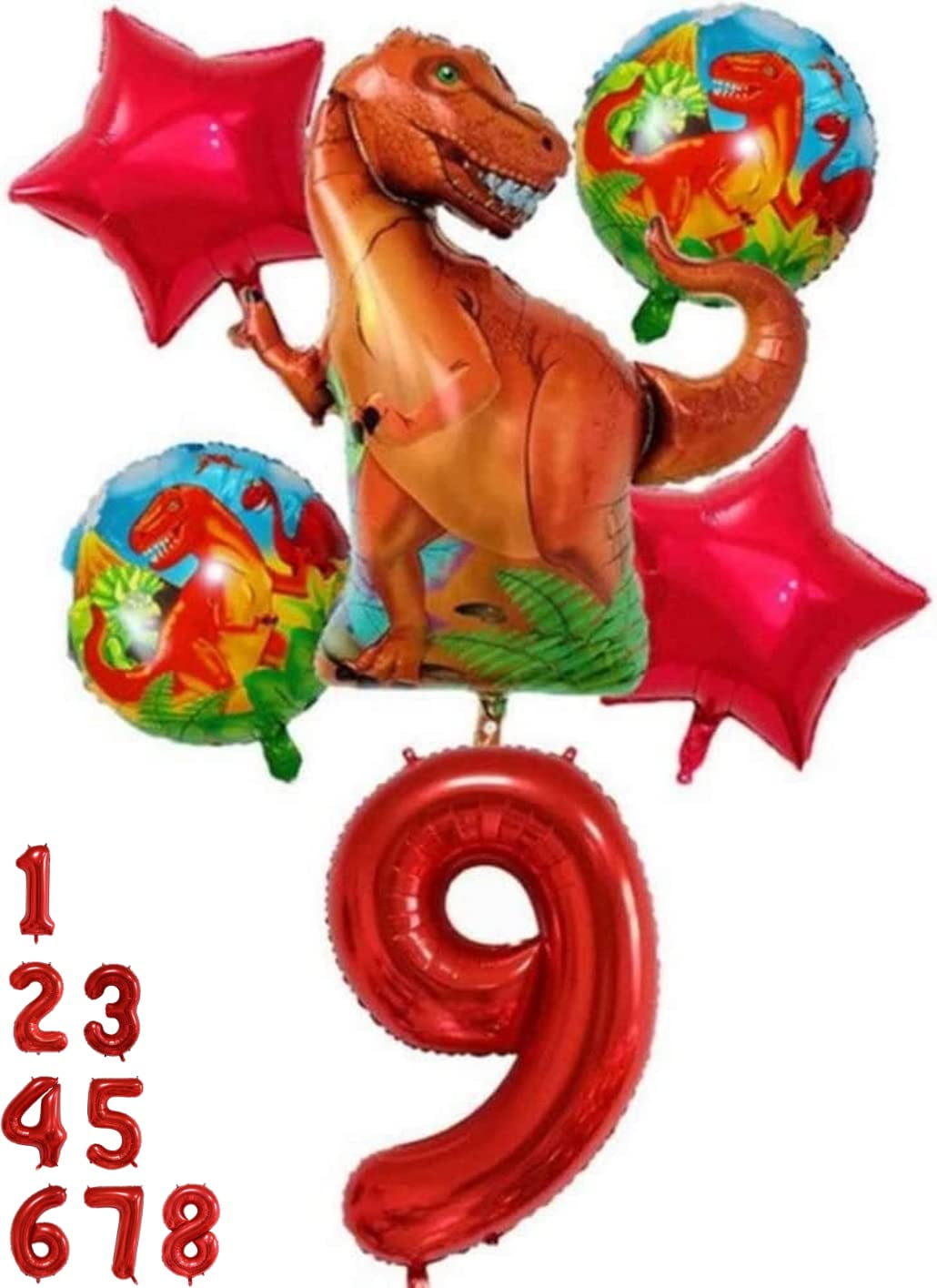 DIWULI Party Decorations Set - ZLK1 Number 9 Balloon Balloons, Birthday ...