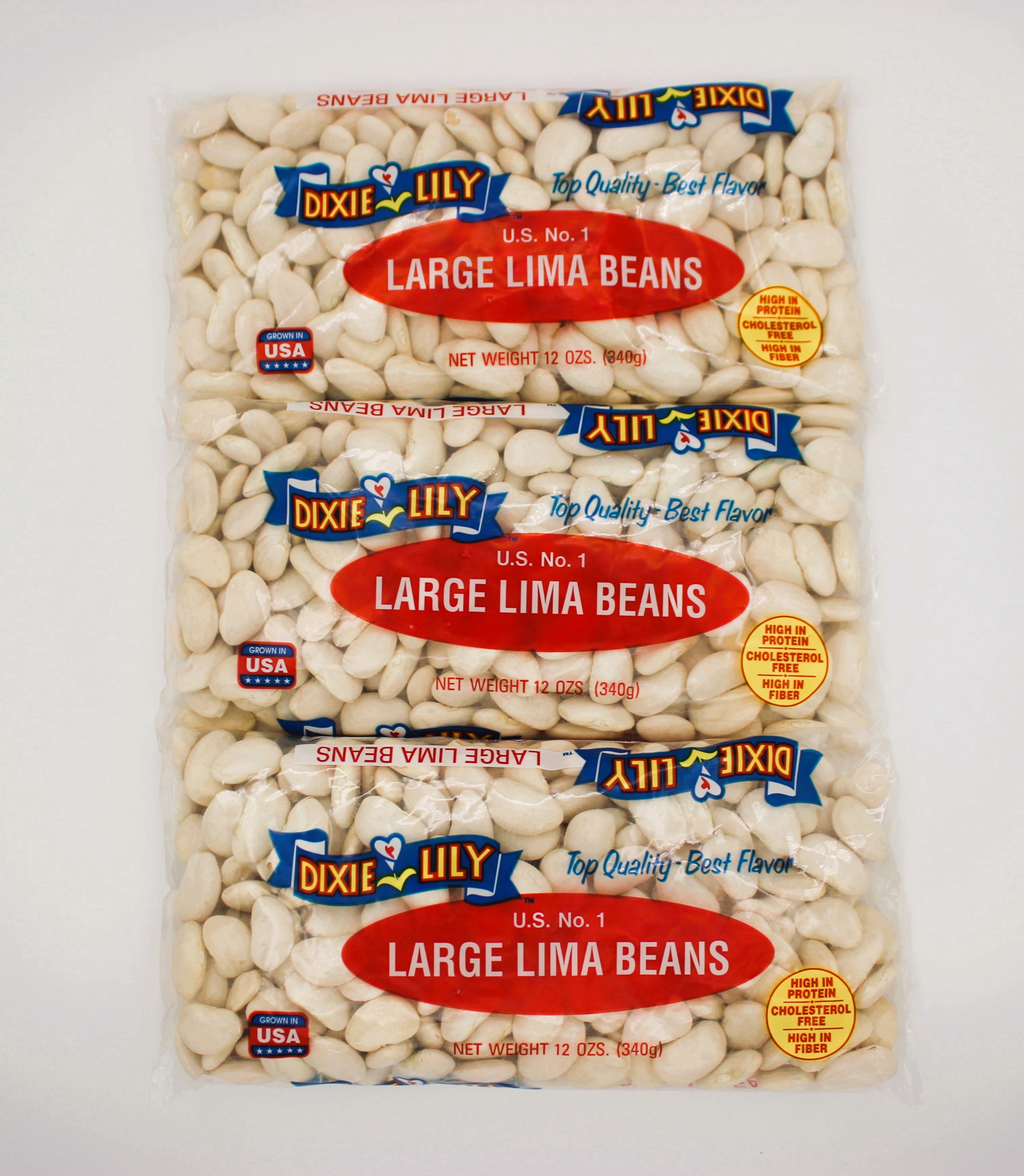 Dixie Lily Large Lima Beans, 12 oz Bag (3 Pack) - Walmart.com