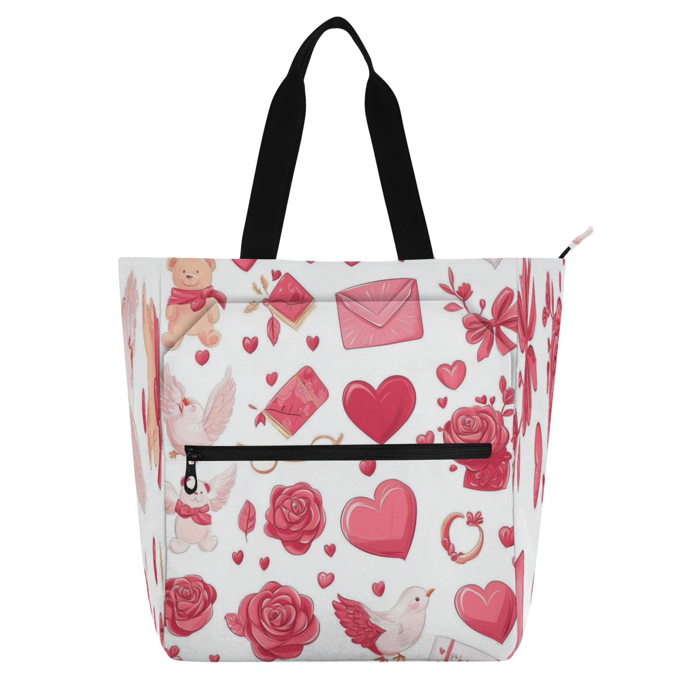 DIXRUYEE Book Tote Bag Casual Style Creatively Whimsical Romance ...