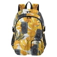 DIXRUYEE Camera Palm Leaf Pattern Backpack for School 14”Laptop ...
