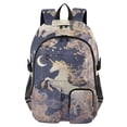 DIXRUYEE Cherry Blossoms Unicorn Backpack for School 14”Laptop ...