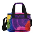 DIXRUYEE Colorful Flower Mandala Pattern Cooler BagWaterproof 600D ...