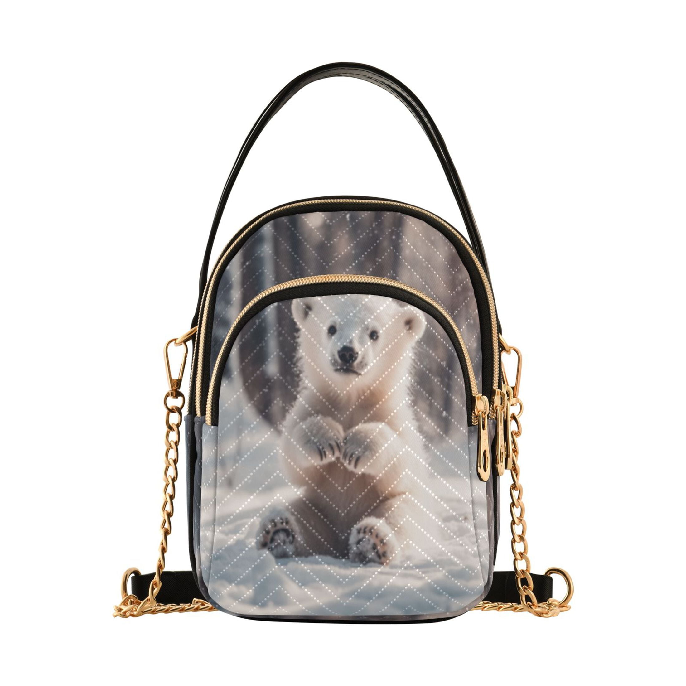 DIXRUYEE Cross Body Fashion Shoulder Waist Purse Bags Arctic Cuddle ...