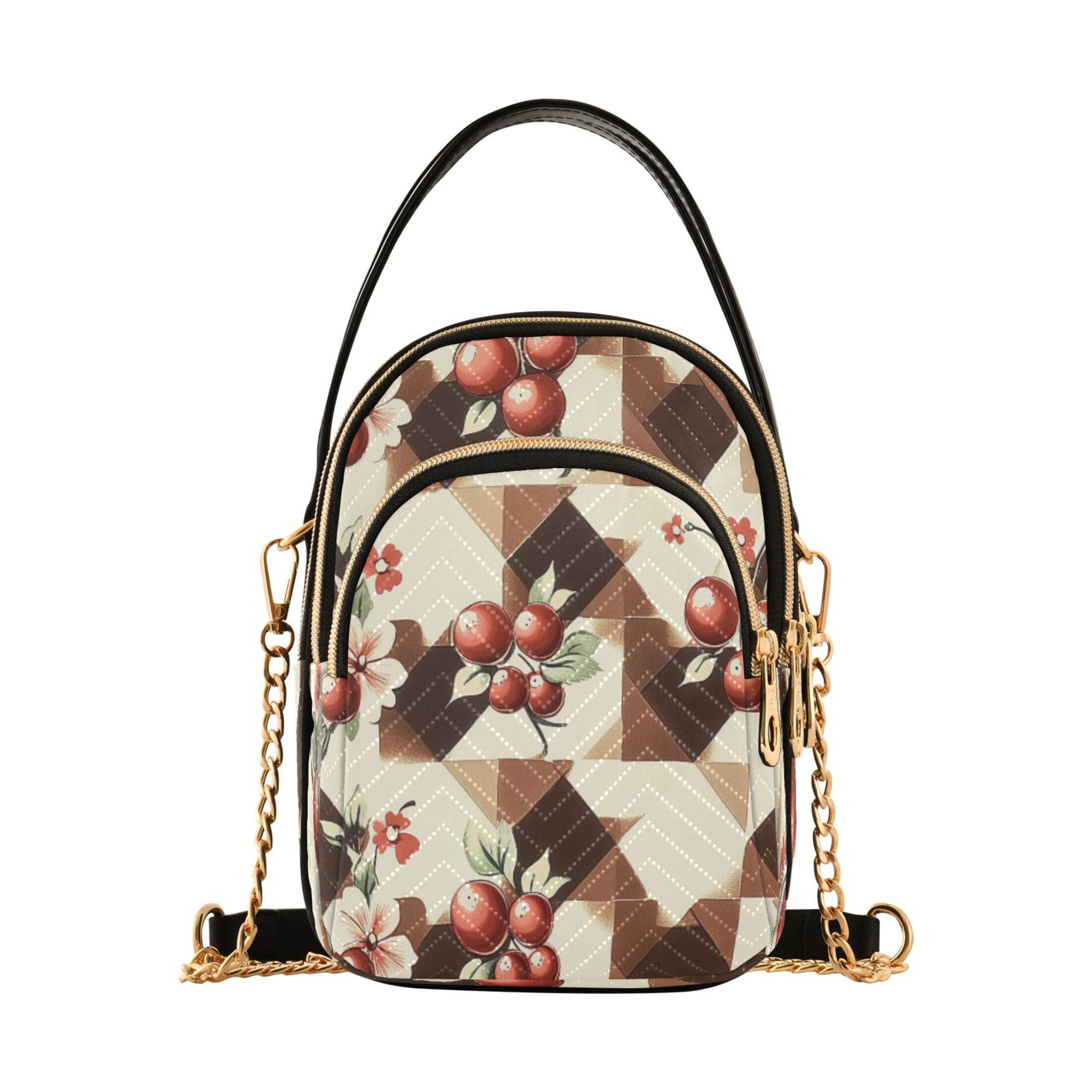 DIXRUYEE Cross Body Fashion Shoulder Waist Purse Bags Berry Blossom ...