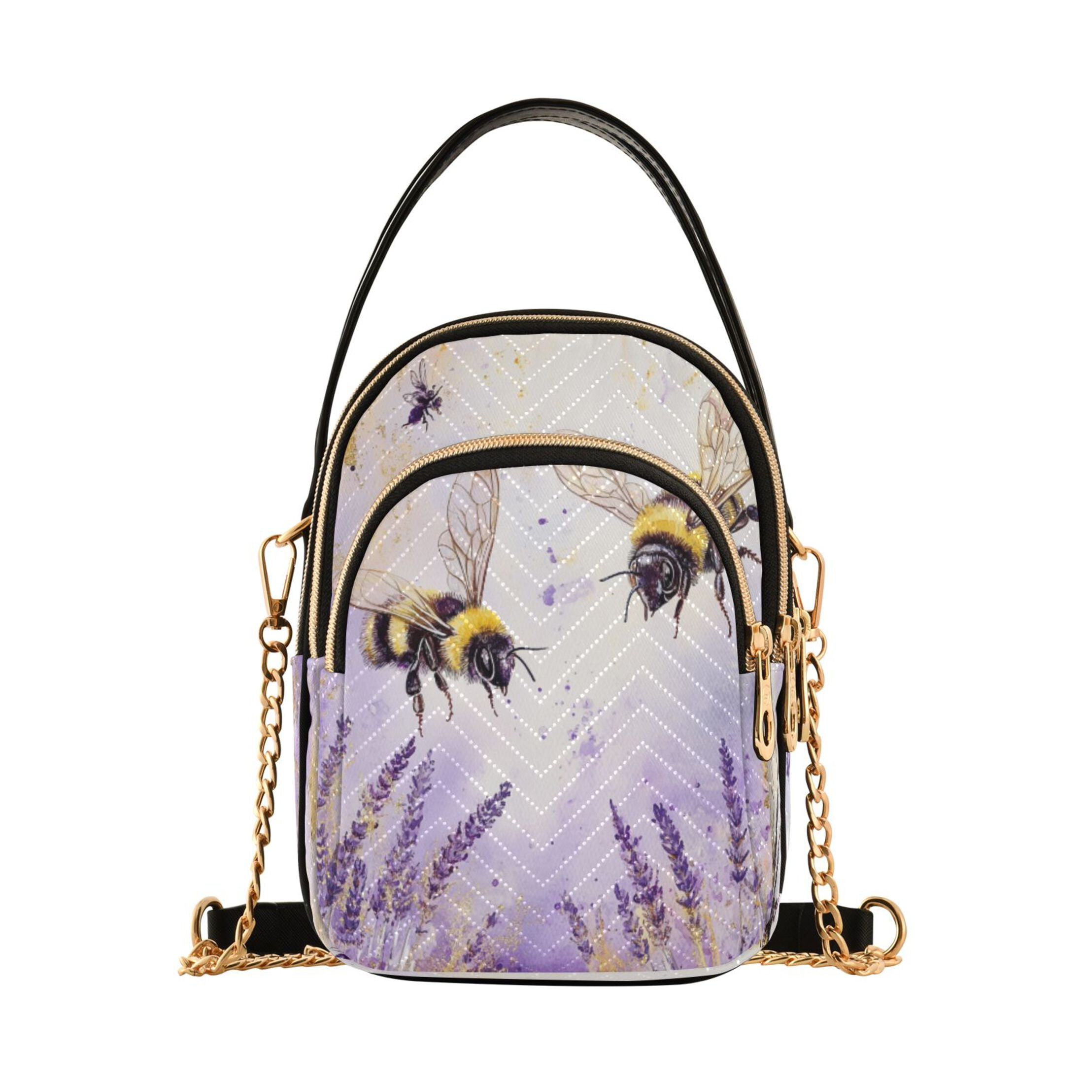 DIXRUYEE Cross Body Fashion Shoulder Waist Purse Bags Buzzing in Bloom Pocket Handbags - Walmart.com