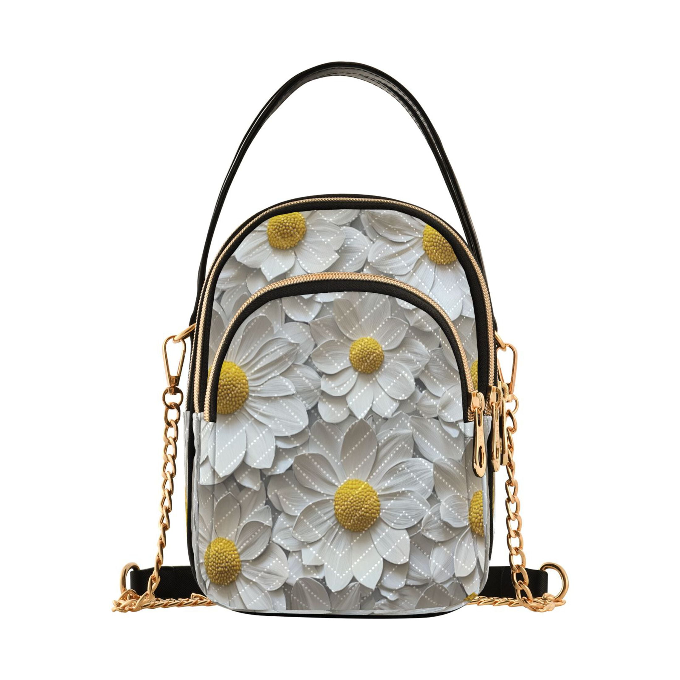 DIXRUYEE Cross Body Fashion Shoulder Waist Purse Bags Daisy Dreams ...