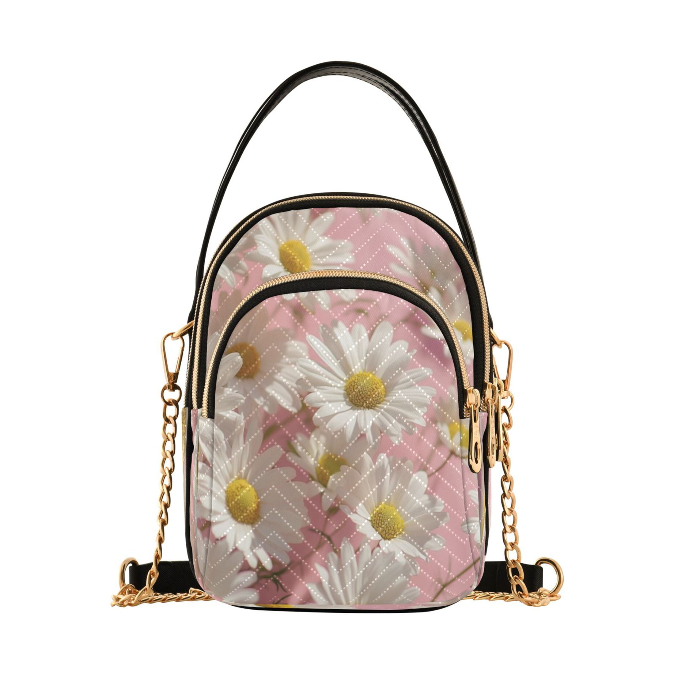 DIXRUYEE Cross Body Fashion Shoulder Waist Purse Bags Daisy Dreamscape ...