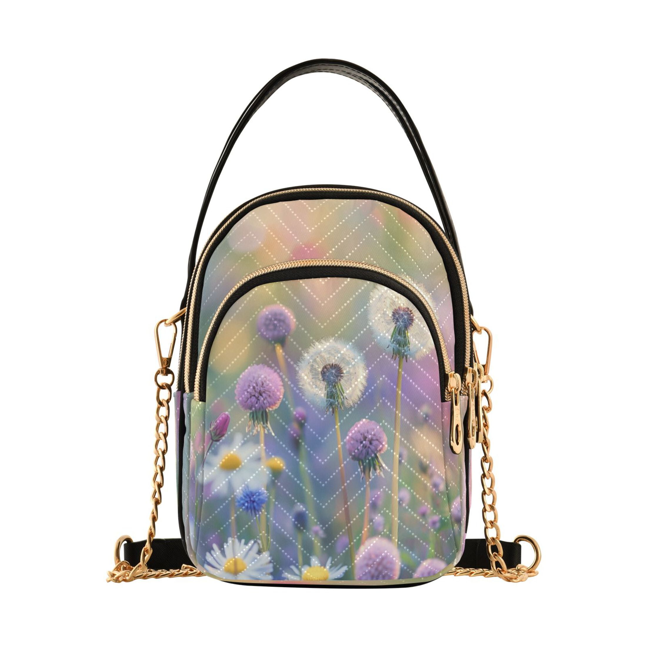 DIXRUYEE Cross Body Fashion Shoulder Waist Purse Bags Dandelion Delight ...