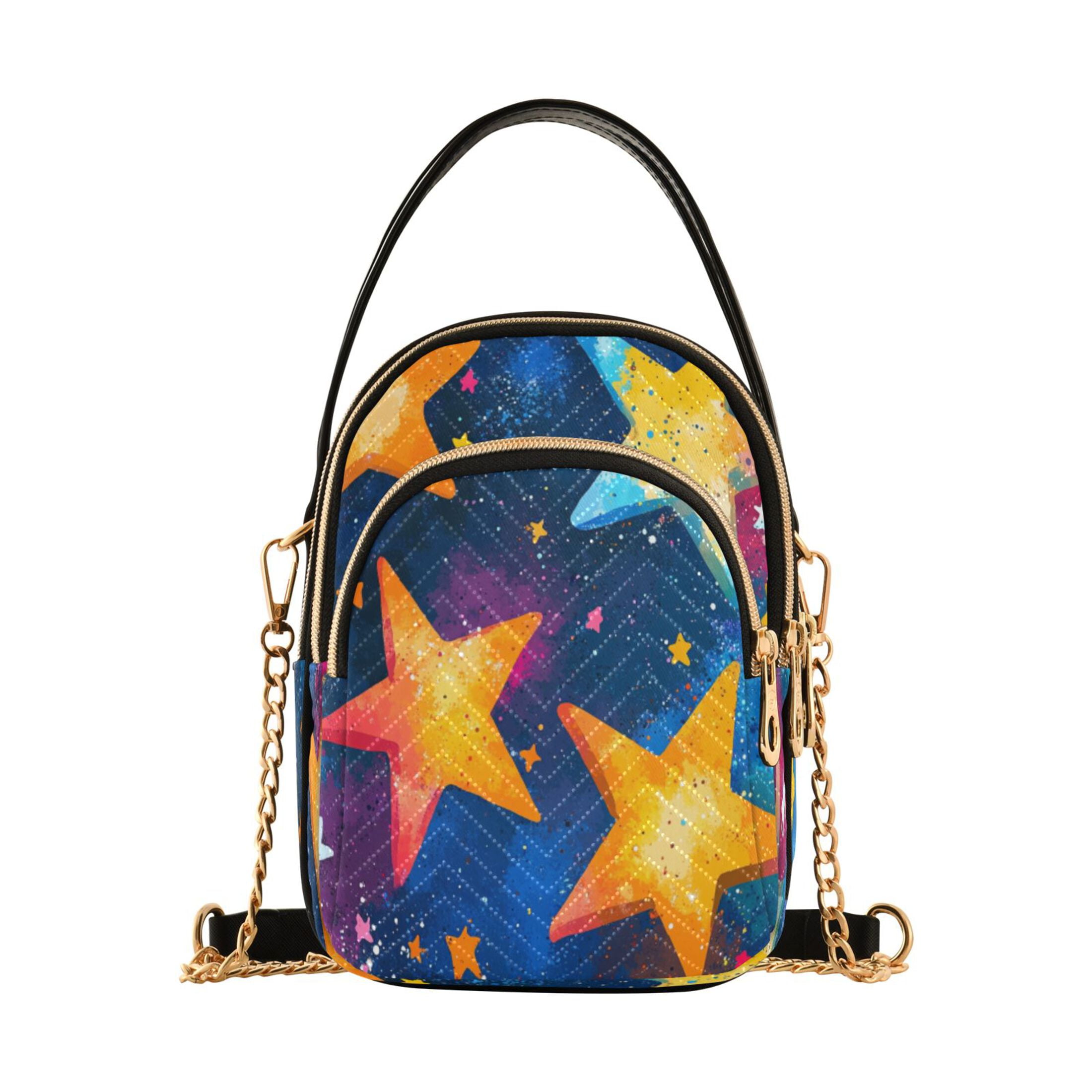 DIXRUYEE Cross Body Fashion Shoulder Waist Purse Bags Galactic Glow ...