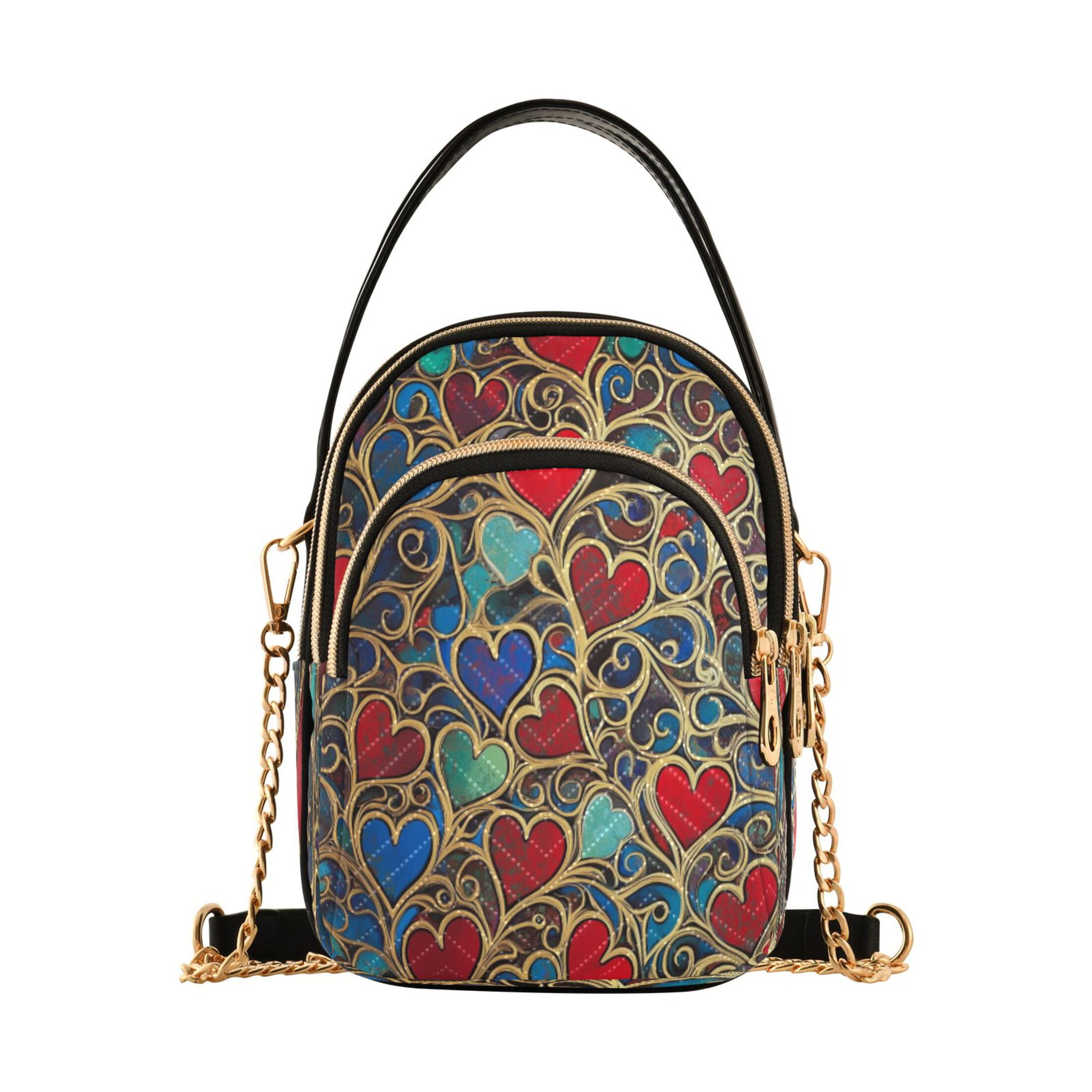 DIXRUYEE Cross Body Fashion Shoulder Waist Purse Bags Lush Love Blooms ...