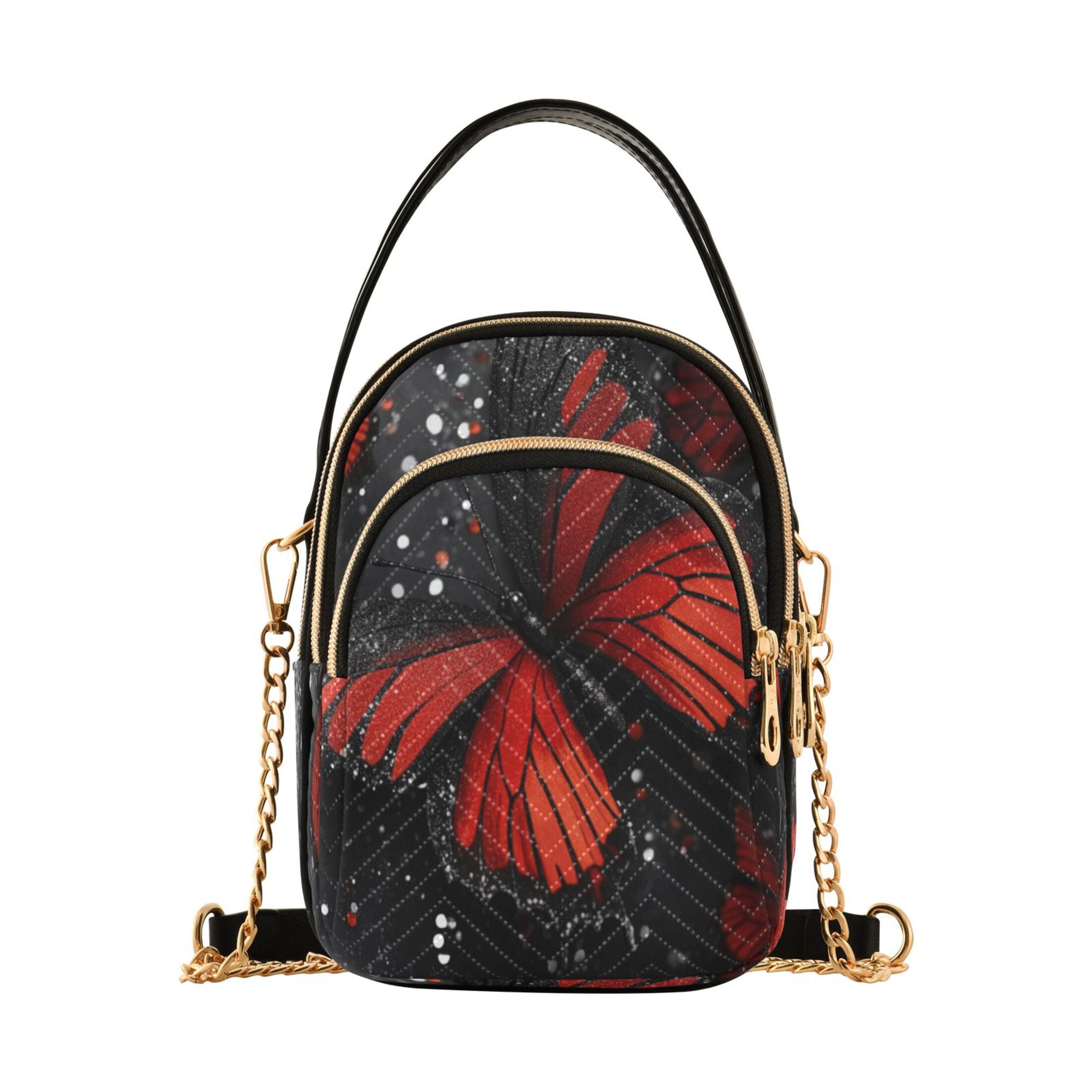 DIXRUYEE Cross Body Fashion Shoulder Waist Purse Bags Midnight Splendor Pocket Handbags ...