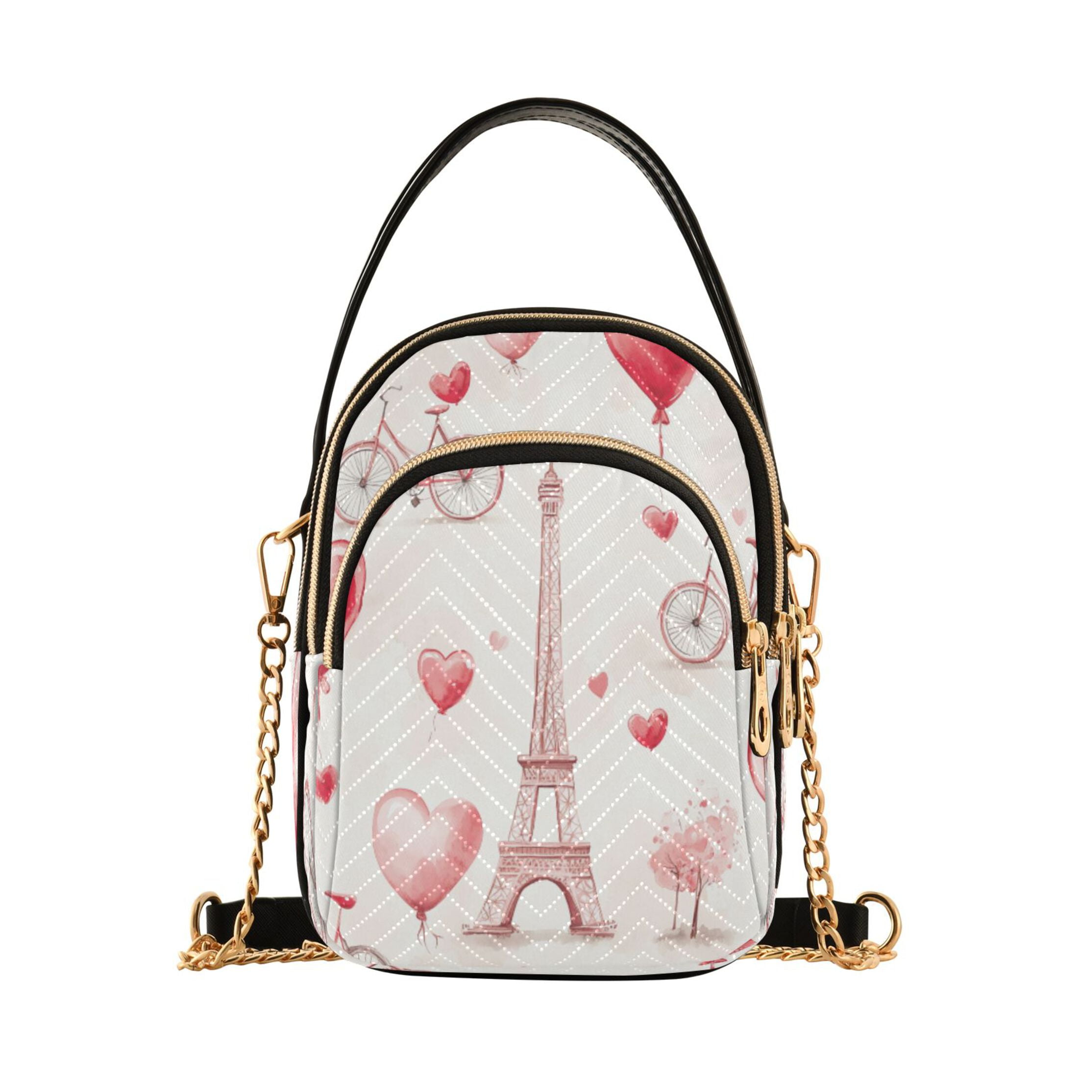 DIXRUYEE Cross Body Fashion Shoulder Waist Purse Bags Parisian Romance ...