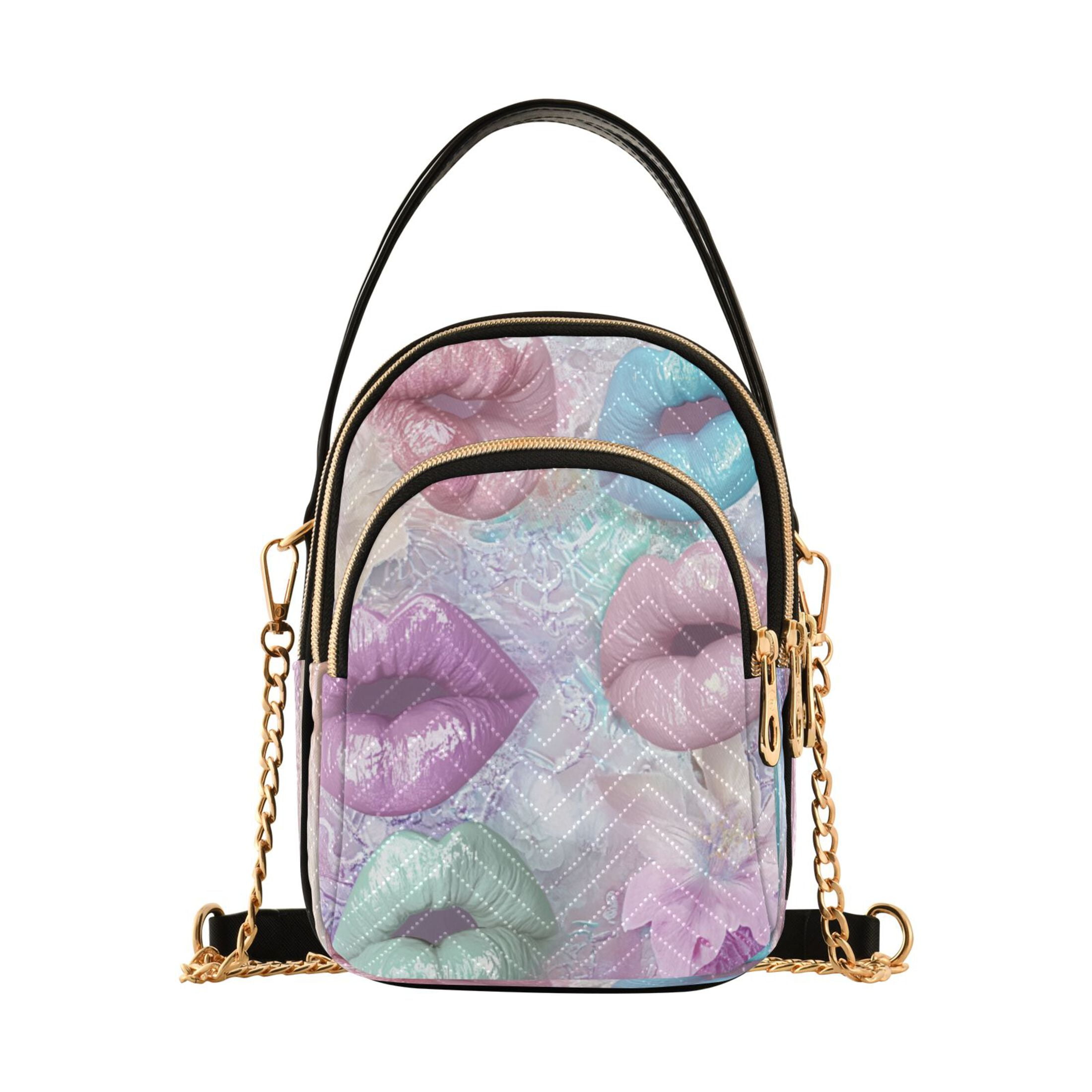 DIXRUYEE Cross Body Fashion Shoulder Waist Purse Bags Pastel Petals and ...