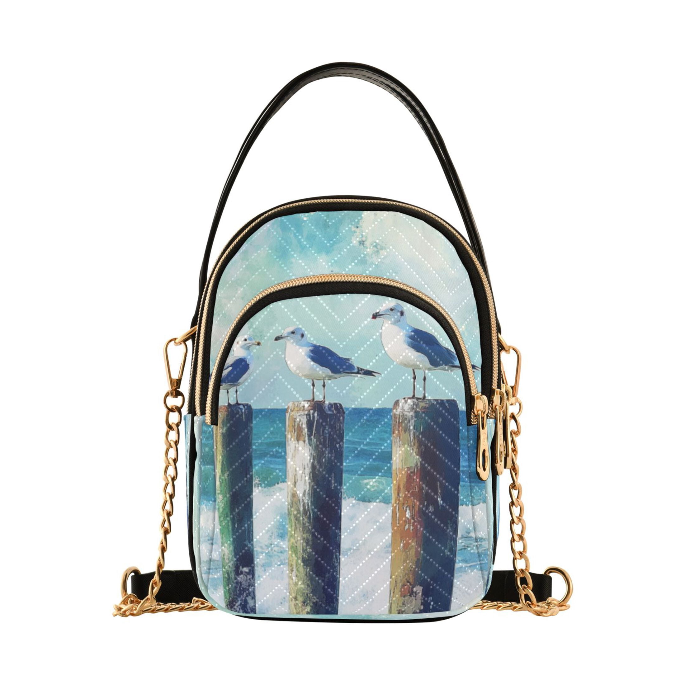 DIXRUYEE Cross Body Fashion Shoulder Waist Purse Bags Seaside Serenity ...
