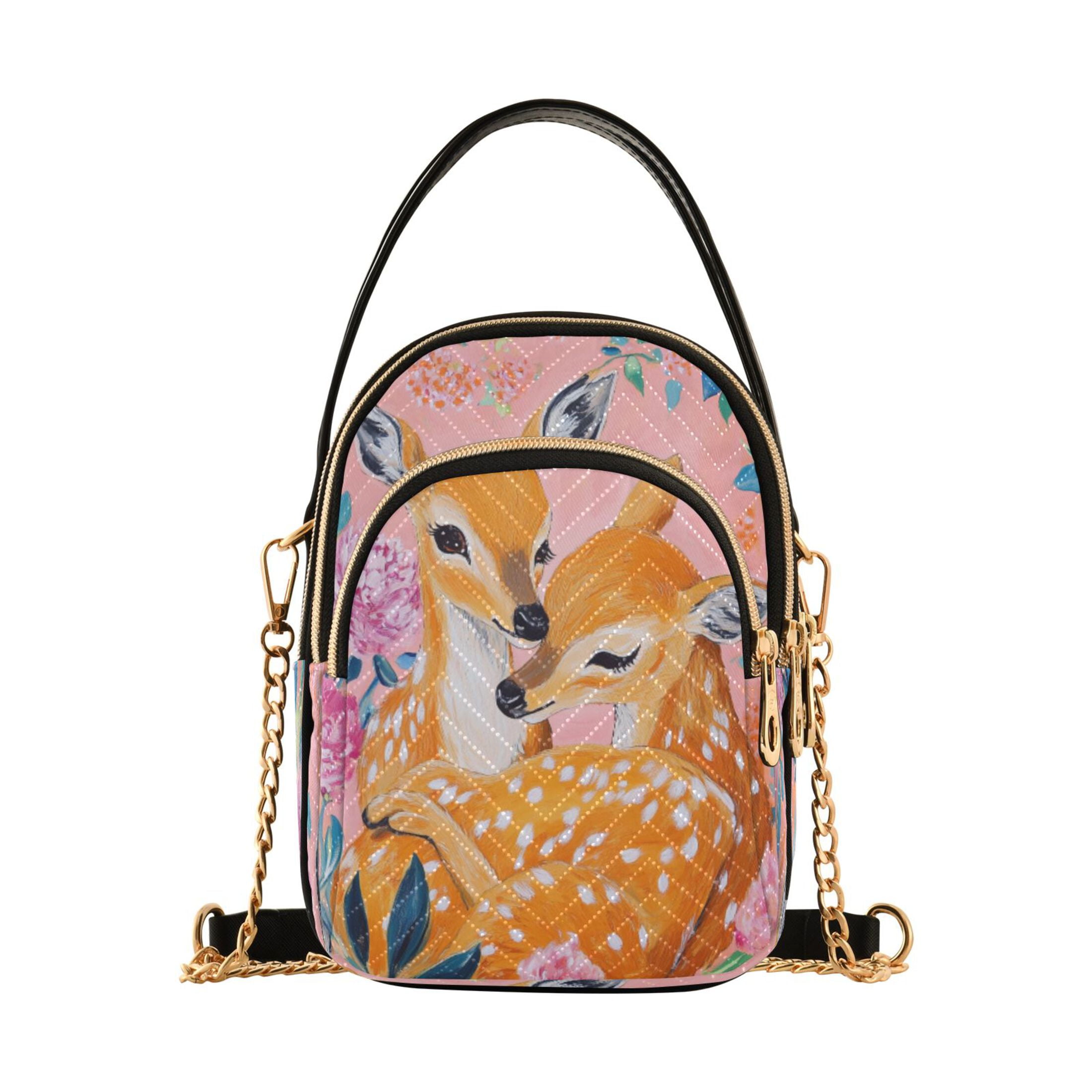 DIXRUYEE Cross Body Fashion Shoulder Waist Purse Bags Tender Fawn ...