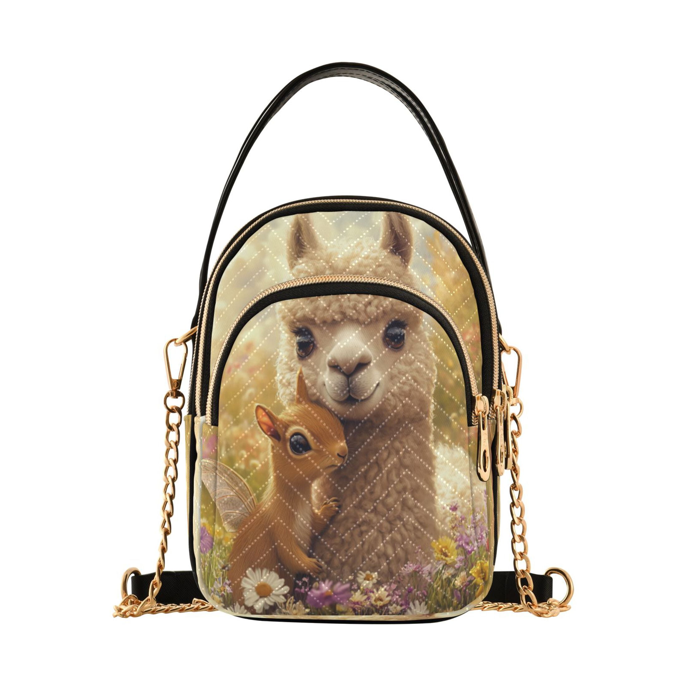 DIXRUYEE Cross Body Fashion Shoulder Waist Purse Bags Whimsical Friends ...