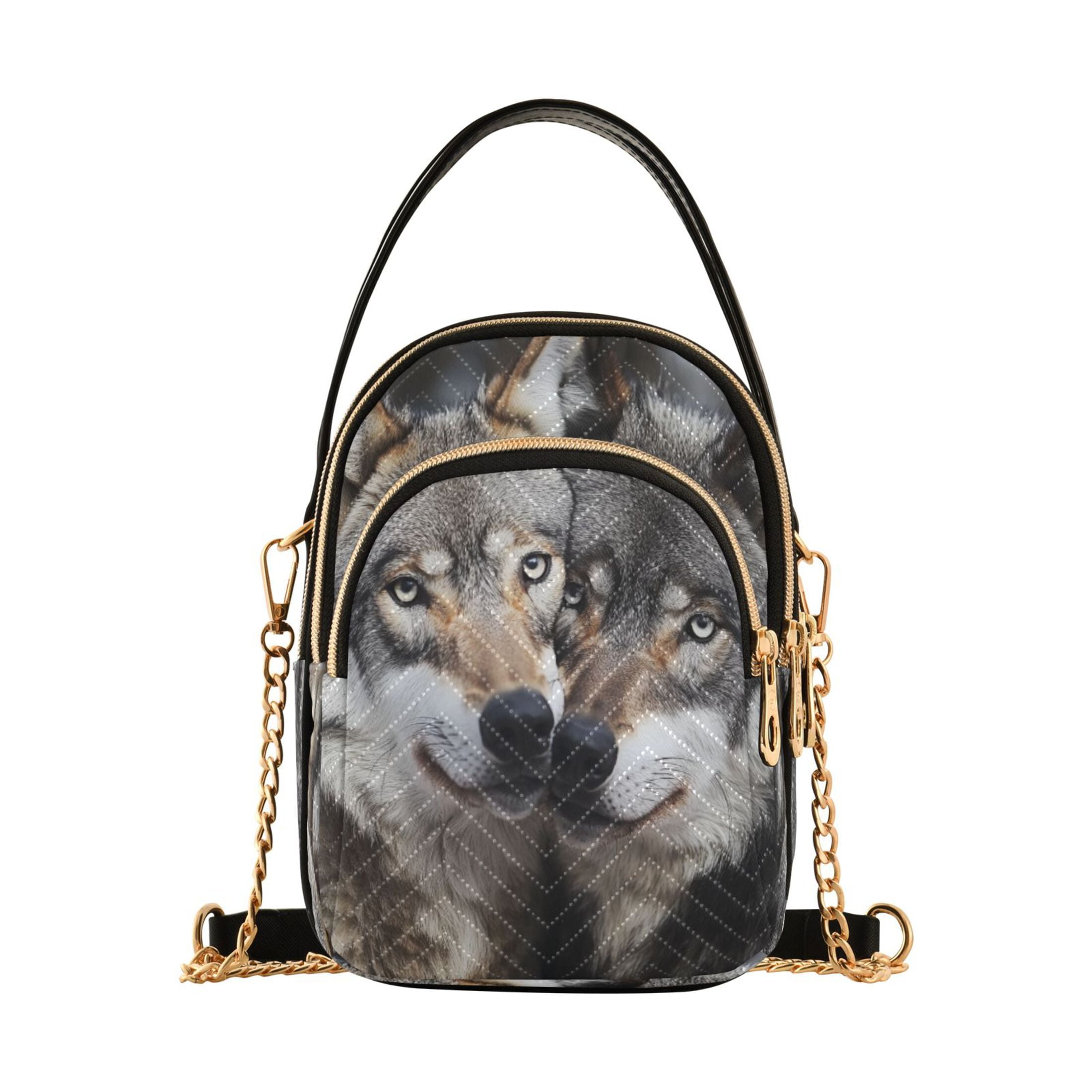 DIXRUYEE Cross Body Fashion Shoulder Waist Purse Bags Wolves Of The ...