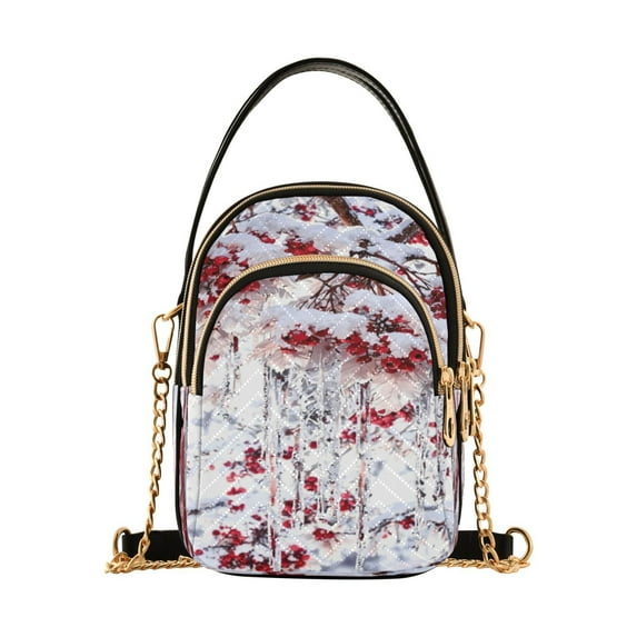 DIXRUYEE Cross Body Shoulder Handbags Bags Fashion Snow - Covered ...