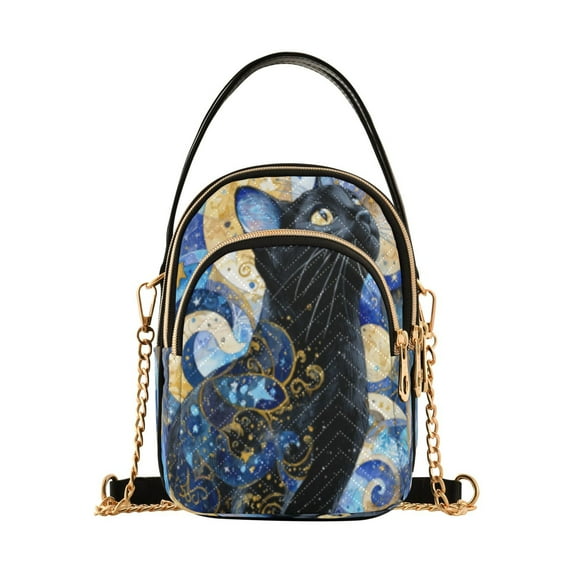 DIXRUYEE Cross Body Shoulder Handbags Bags Fashion Starry-eyed Feline ...