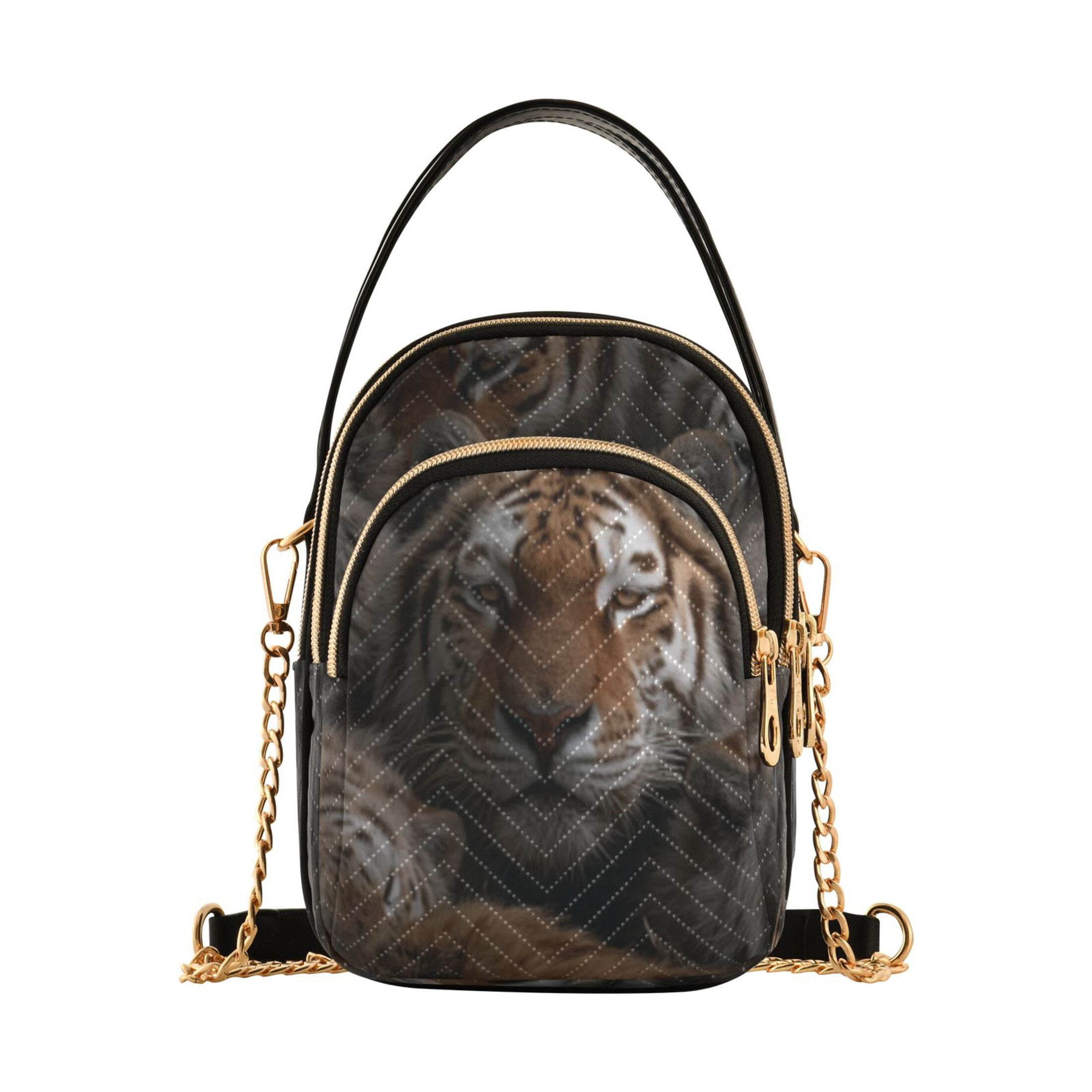 DIXRUYEE Cross Body Shoulder Handbags Bags Fashion Tiger Cluster ...