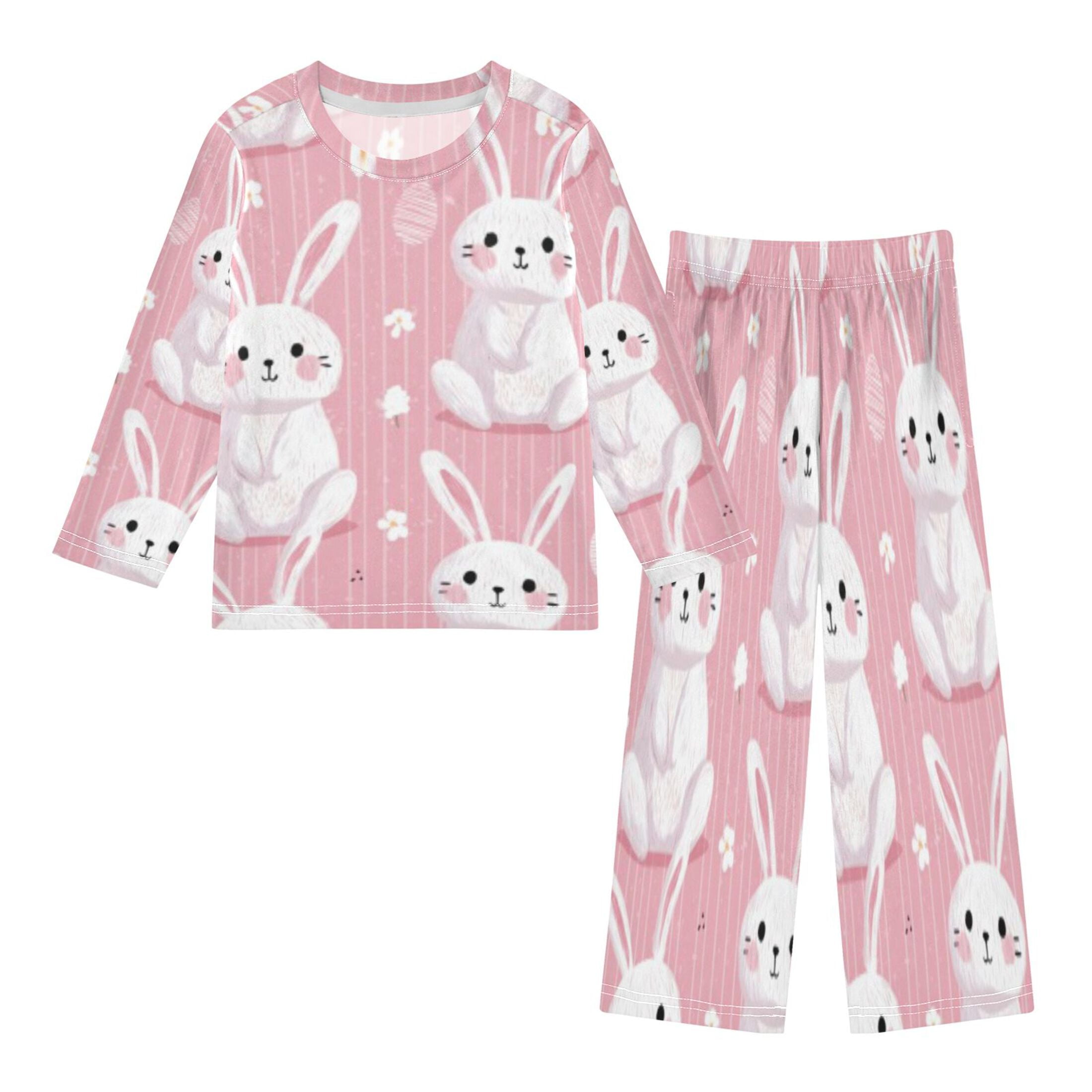 DIXRUYEE Fleece Pajama Set Loose Style Elastic Waist Pockets Avocado ...