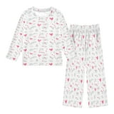 DIXRUYEE Fleece Pajama Set Loose Style Elastic Waist Pockets Avocado ...