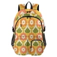 DIXRUYEE Flower Backpack for School 14”Laptop Compatible with ...